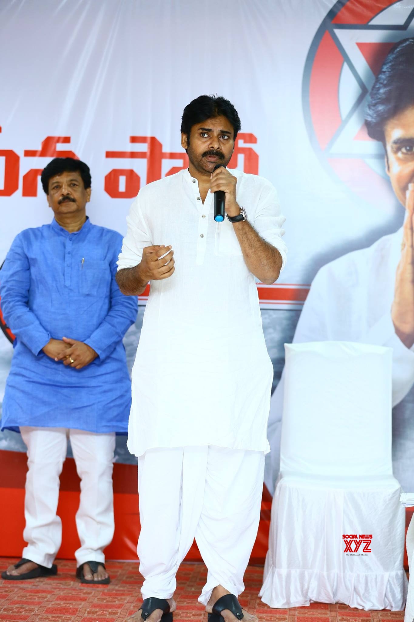 Janasena Chief Pawan Kalyan Interacts With Jaggampeta Janasainiks At Kakinada - Gallery - Social ...