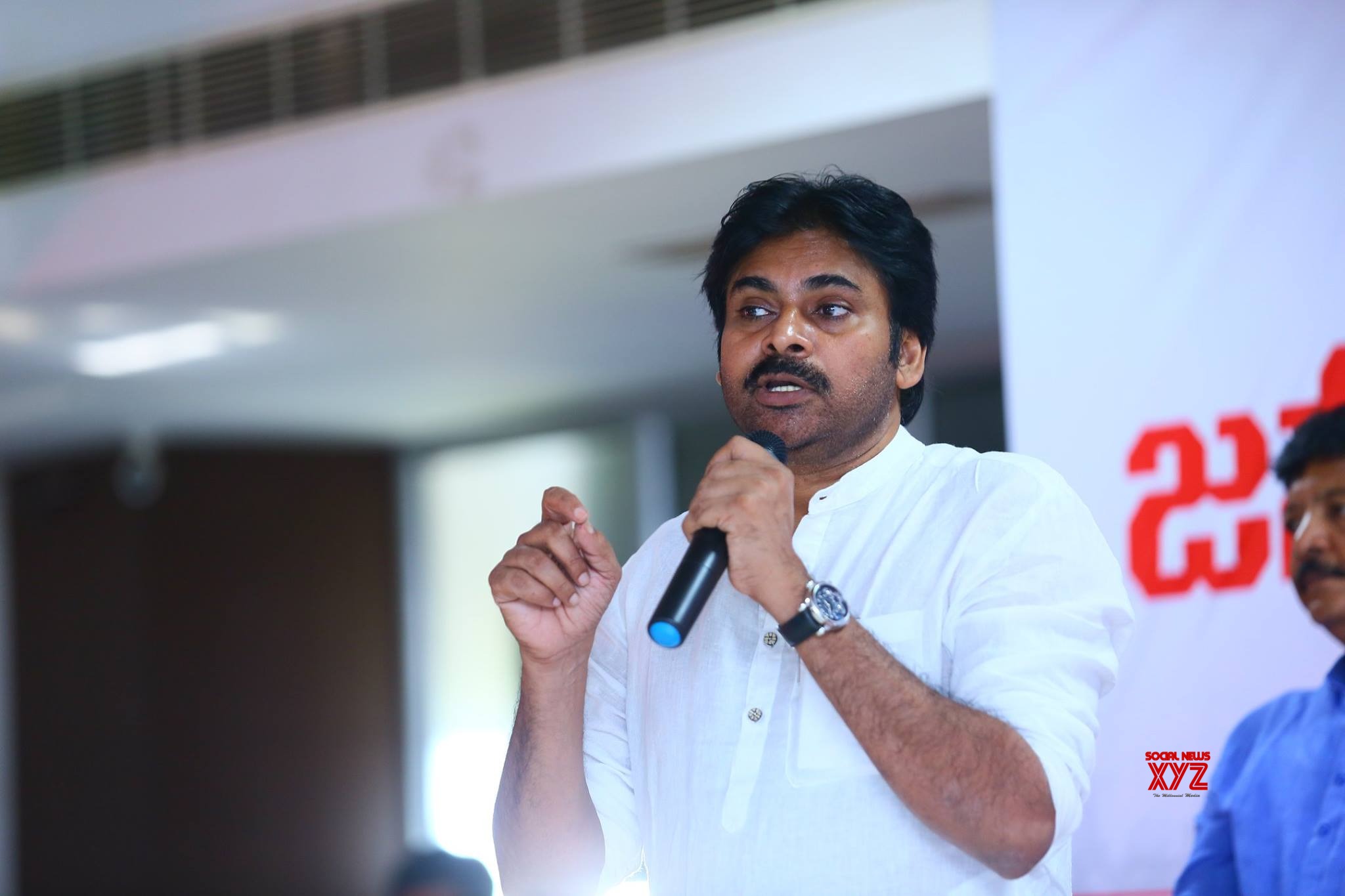 Janasena Chief Pawan Kalyan Interacts With Jaggampeta Janasainiks At Kakinada - Gallery - Social ...
