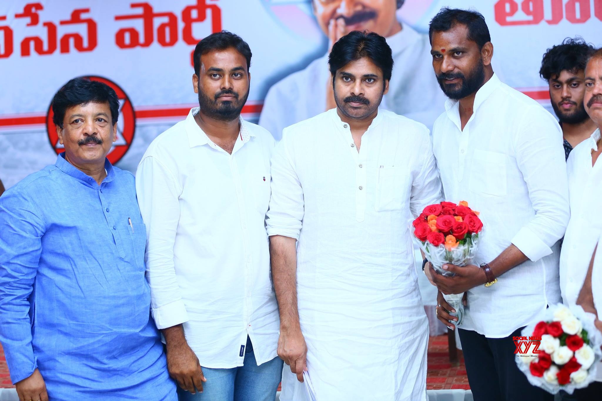 Janasena Chief Pawan Kalyan Interacts With Jaggampeta Janasainiks At Kakinada - Gallery - Social ...