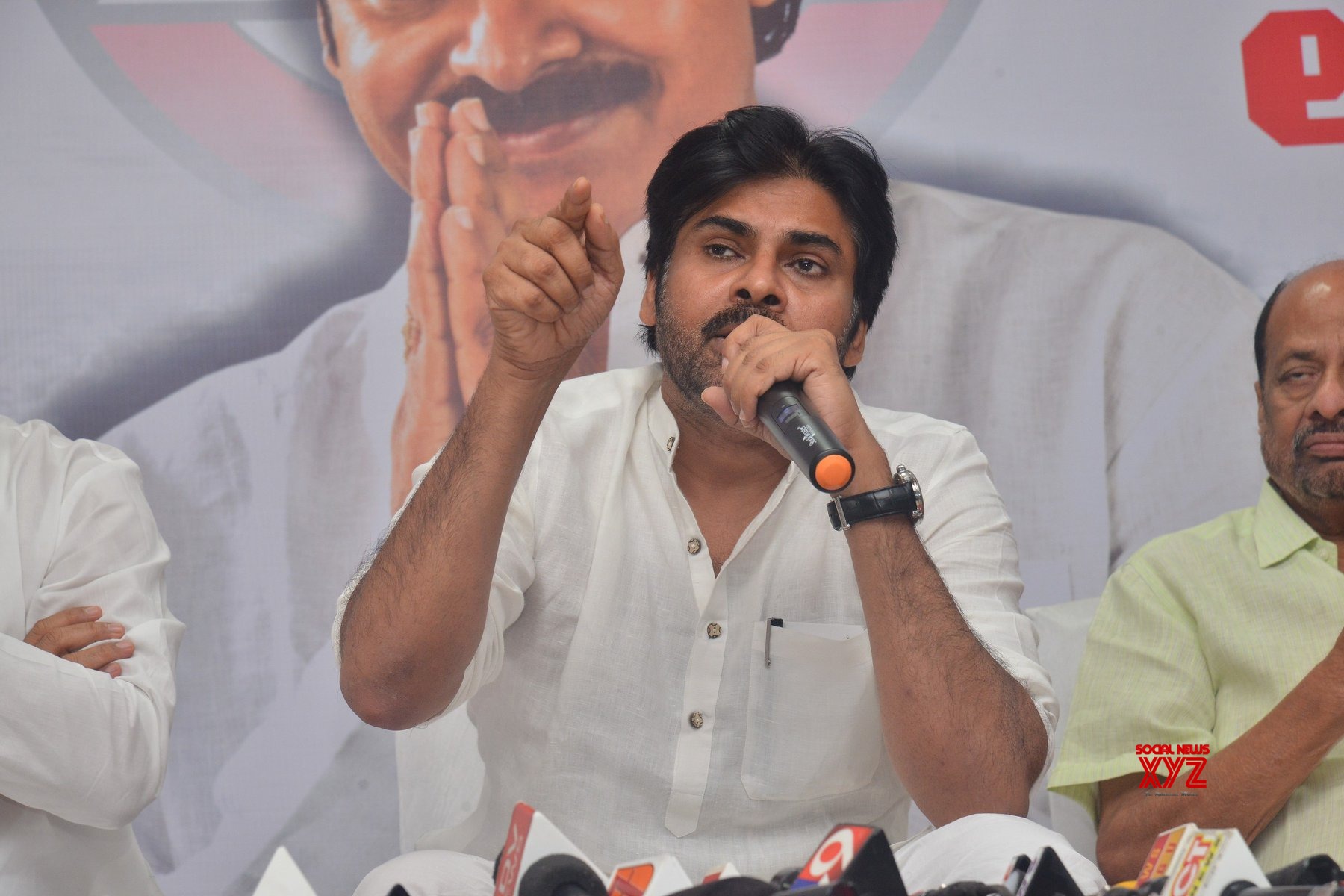 Janasena Chief Pawan Kalyan Press Meet At Kakinada - Gallery - Social News XYZ