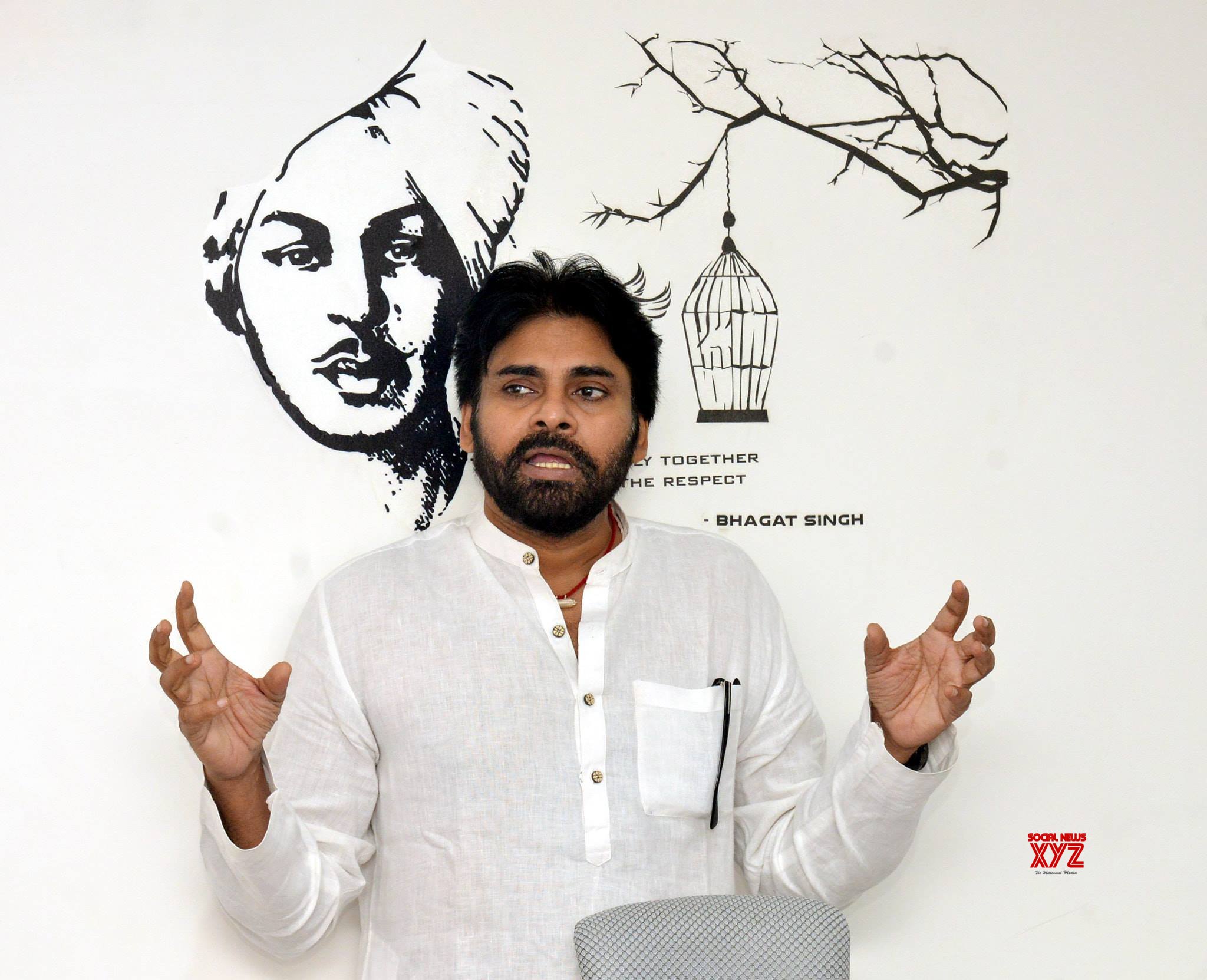 JanaSena Chief Pawan Kalyan Meeting With Kurnool District Leaders - Gallery - Social News XYZ