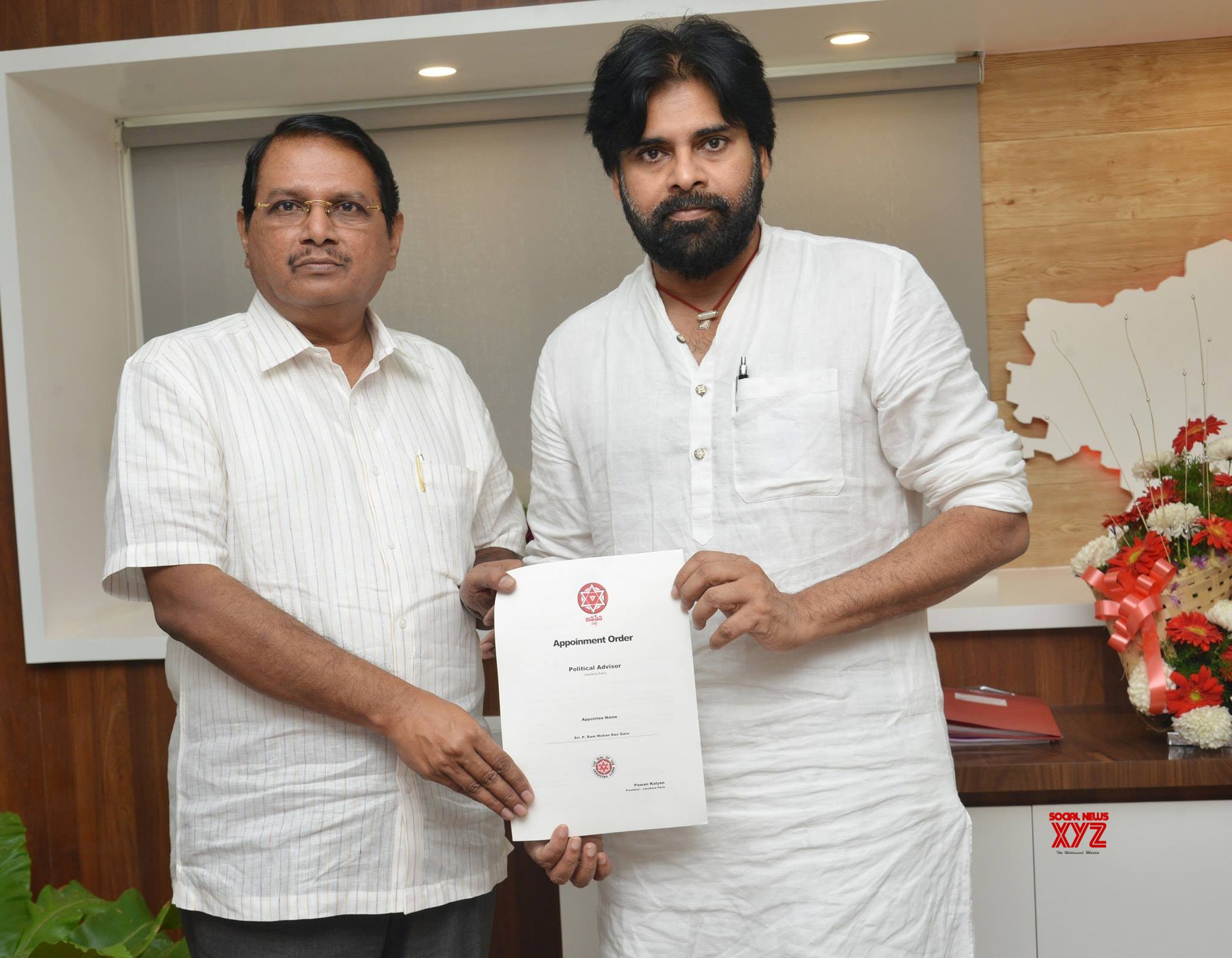 JanaSena Chief Pawan Kalyan Welcomes Tamilnadu Ex Chief Secretary Ram ...