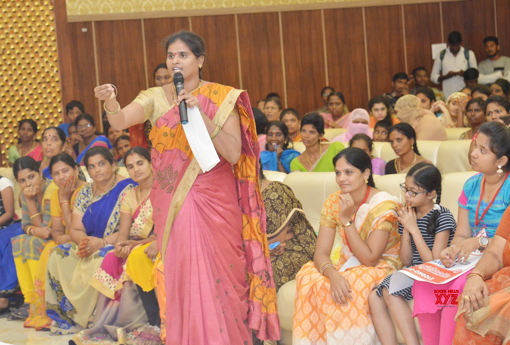 JanaSena Chief Pawan Kalyan Interaction With Students And VeeraMahila In Prakasam District ...