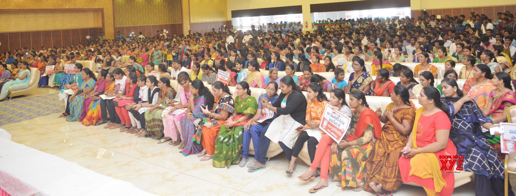 JanaSena Chief Pawan Kalyan Interaction With Students And VeeraMahila In Prakasam District ...