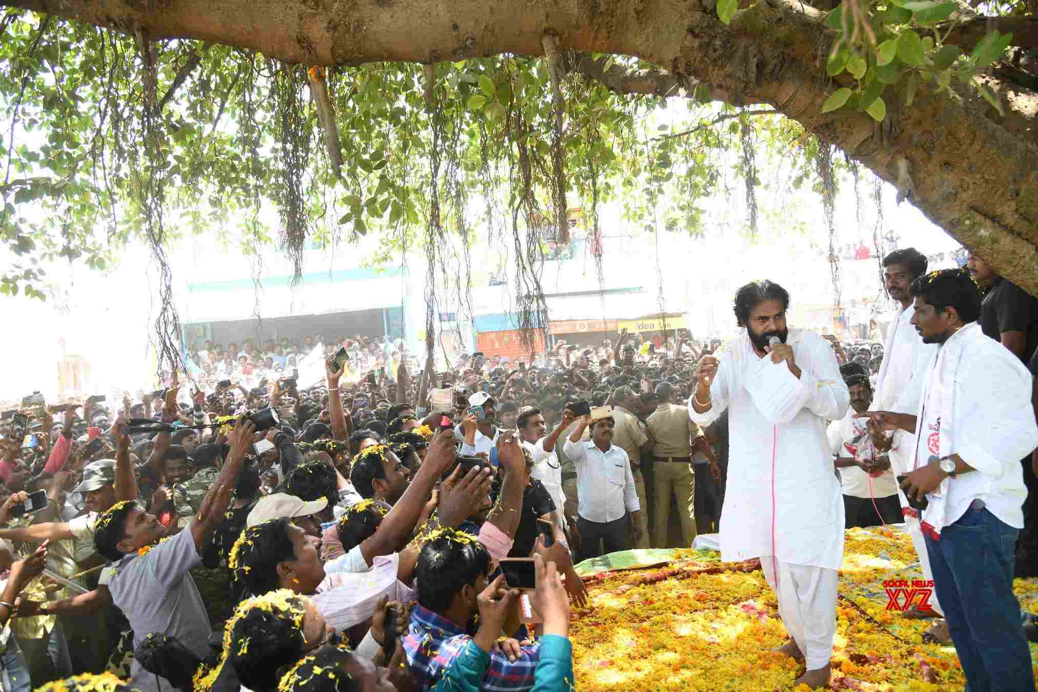 JanaSena Chief Pawan Kalyan's KONIDELA Village Visit - Gallery - Social News XYZ