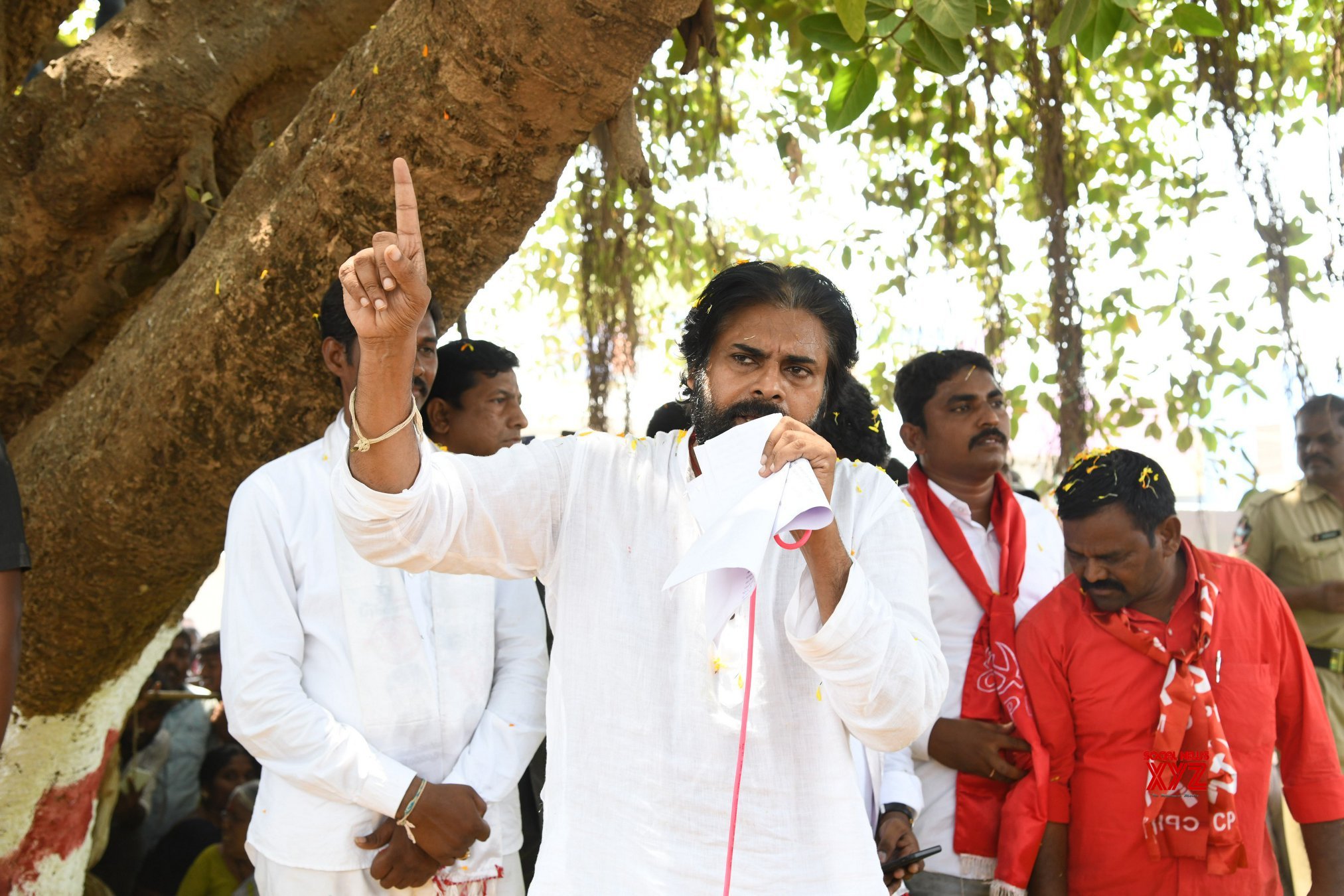 JanaSena Chief Pawan Kalyan's KONIDELA Village Visit - Gallery - Social News XYZ