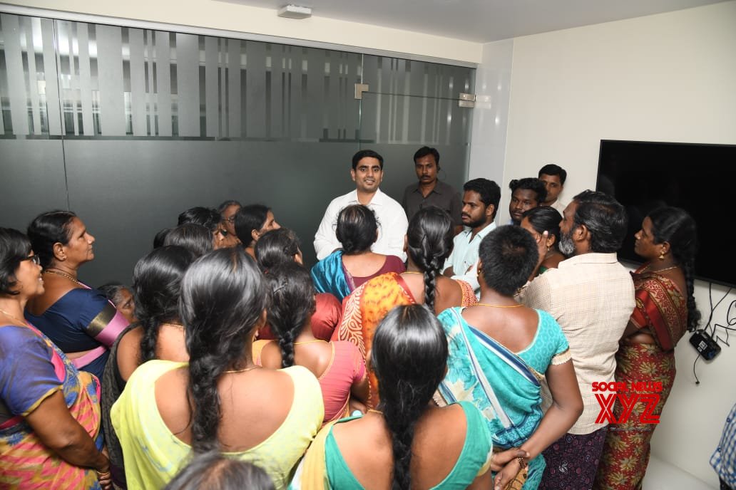 Nara Lokesh Meets With TDP Party Workers And Fans - Gallery - Social News XYZ