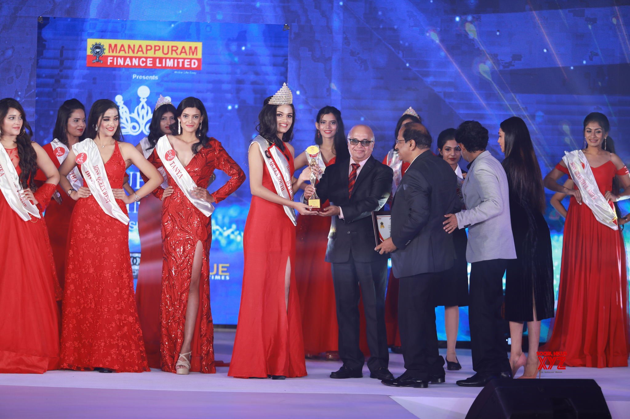 Ms Tanya Sinha From Jharkhand Crowned Manappuram Miss Queen Of India ...