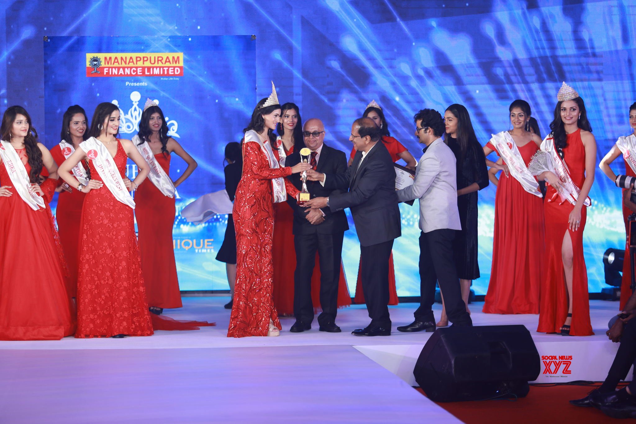 Ms Tanya Sinha From Jharkhand Crowned Manappuram Miss Queen Of India ...