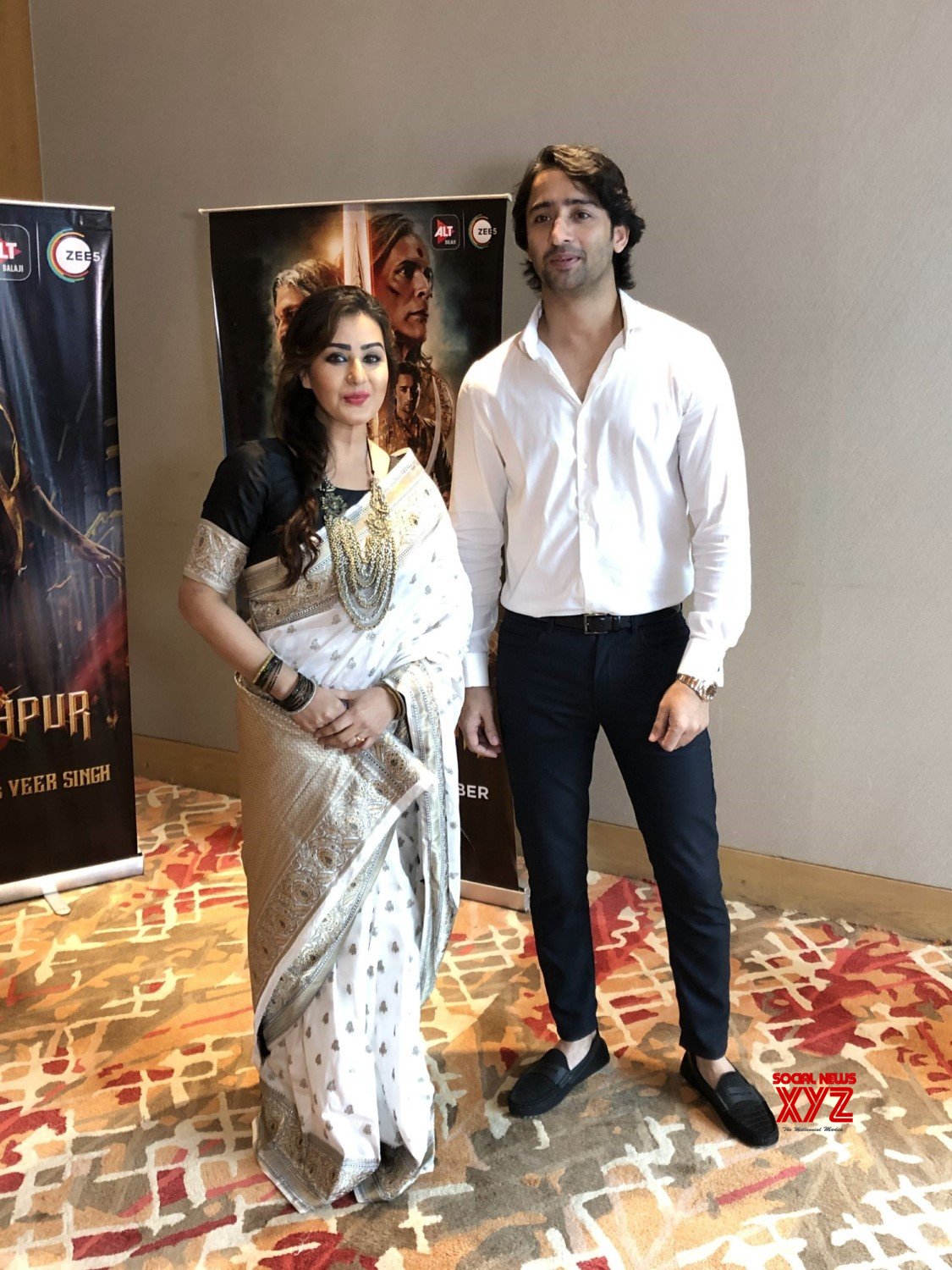 Shilpa Shinde And Shaheer Shaikh Of Alt Balaji Zee5's Upcoming Show Paurashpur Spotted Promoting ...