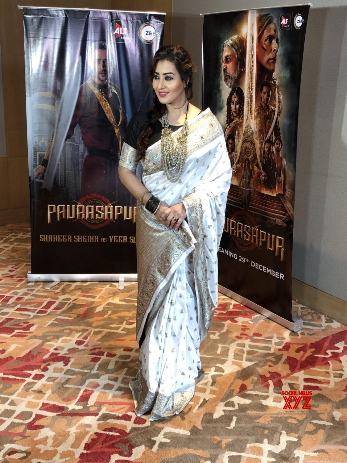 Shilpa Shinde And Shaheer Shaikh Of Alt Balaji Zee5's Upcoming Show Paurashpur Spotted Promoting ...