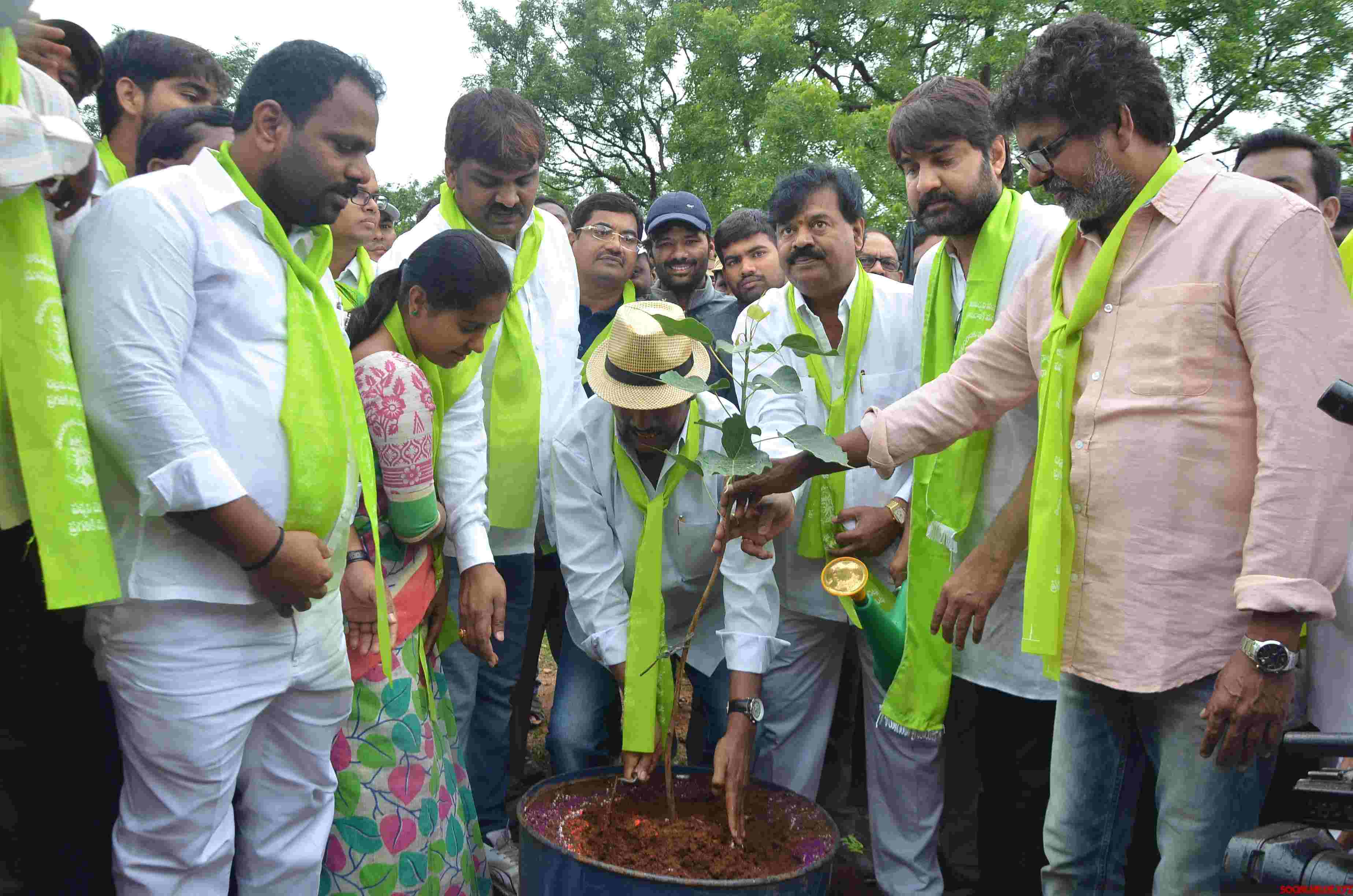 Celebs Participate at Haritha Haram Plantation at KBR PARK - Social ...