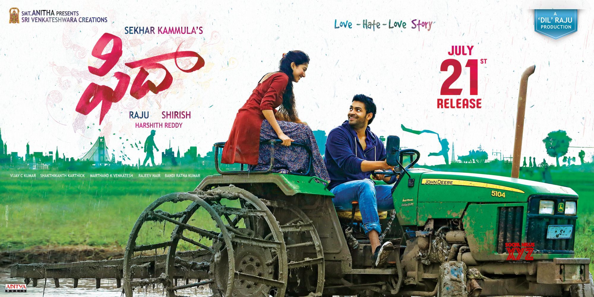 Fidaa Movie Stills And Posters - Social News XYZ