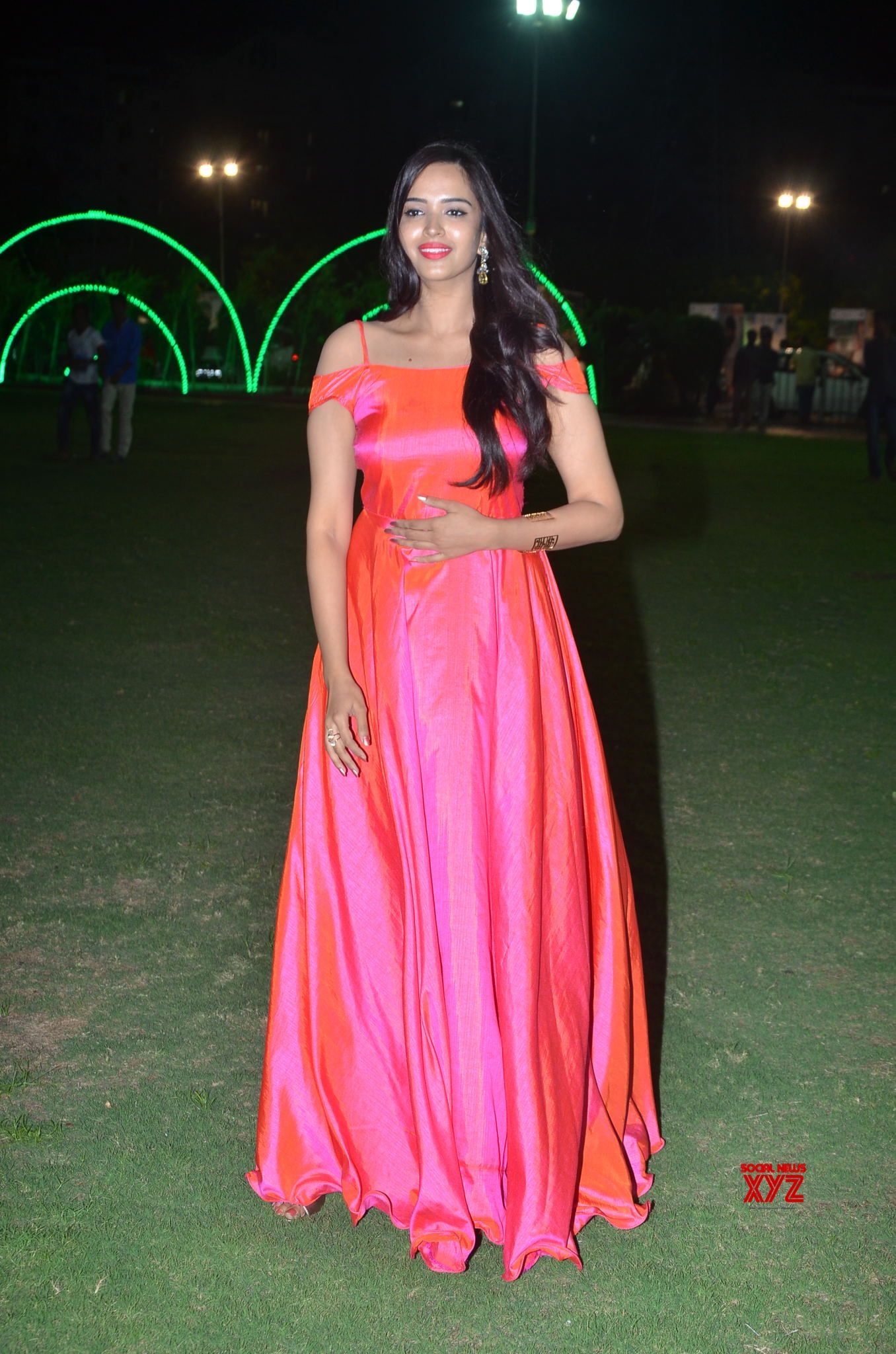 Actress Poojitha Ponnada Stills From Darshakudu Audio Launch - Social ...