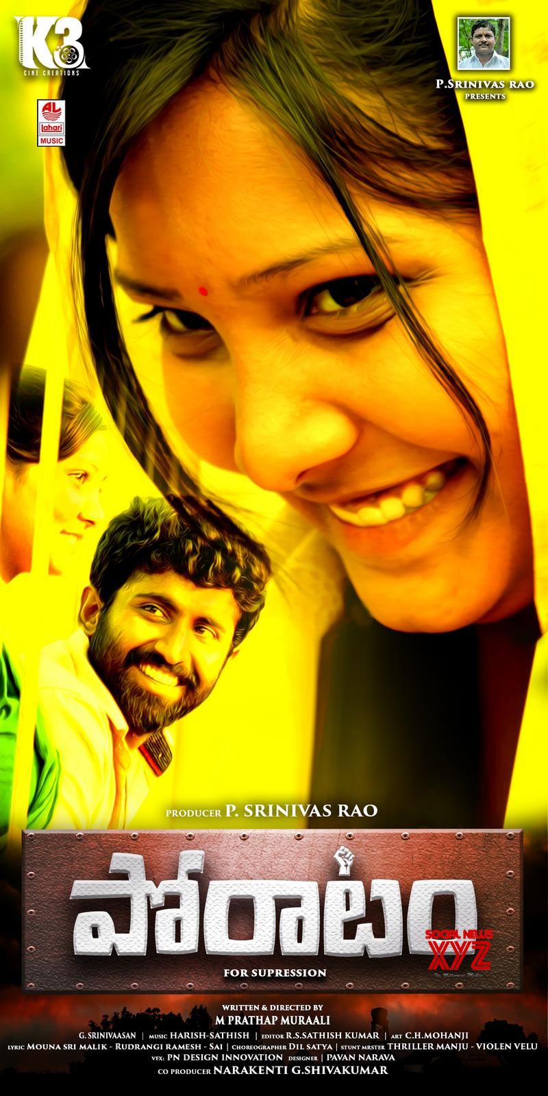 Poratam Movie Posters - Social News XYZ