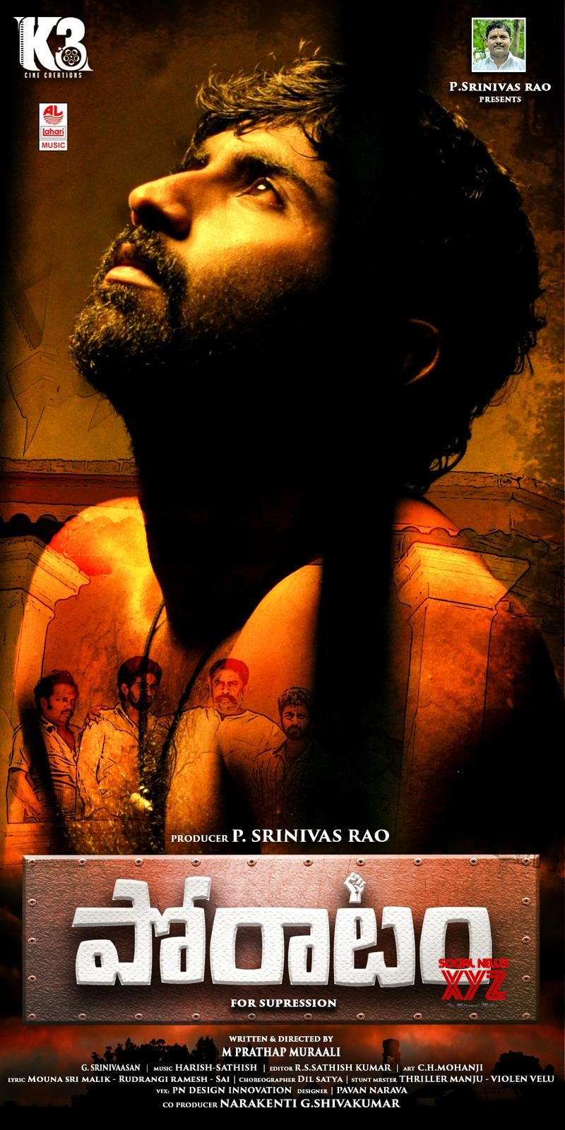 Poratam Movie Posters - Social News XYZ