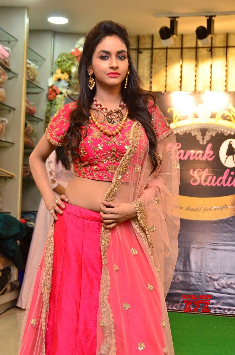 Actress Pooja Sree Stills From Kanak Designer Studio Launch Fashion ...