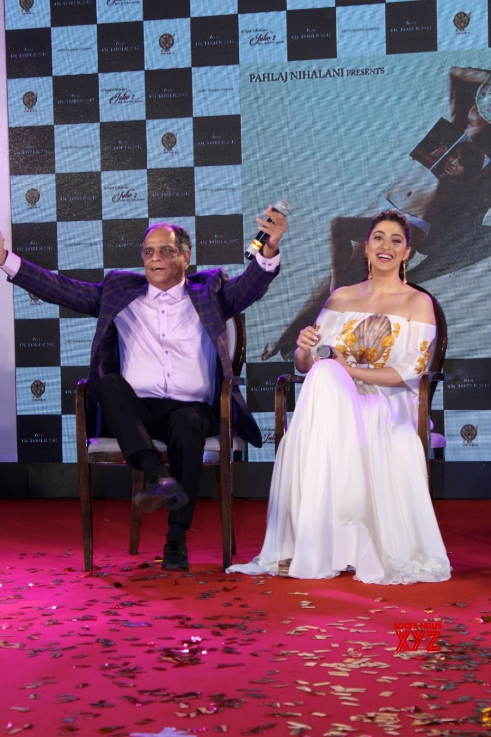 Mumbai: Trailer launch of film "Julie 2 " Pahlaj Nihalani, Raai Laxmi ...