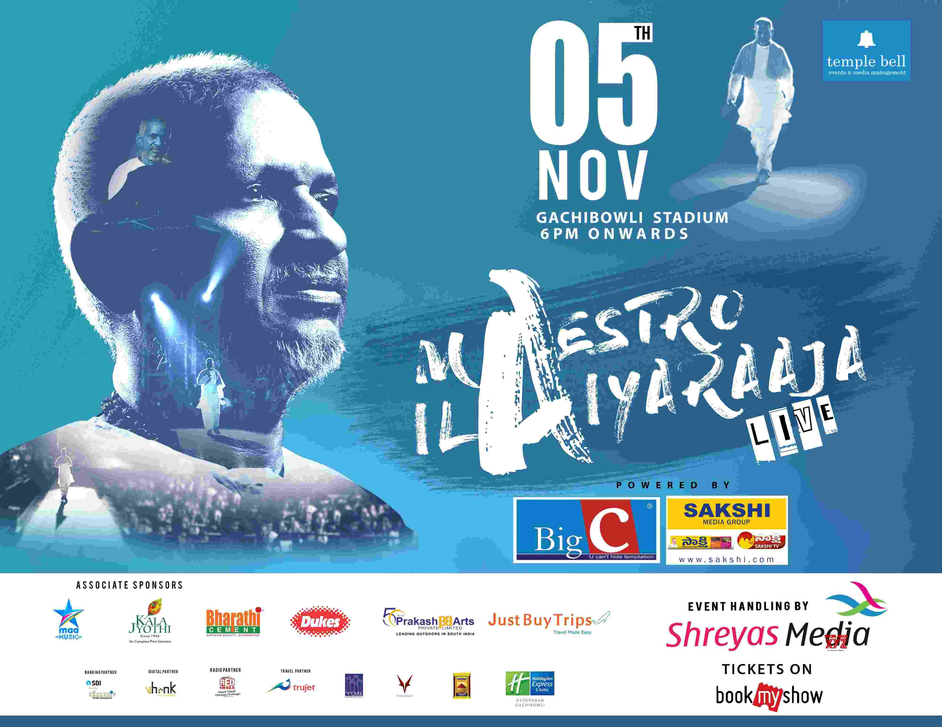 Maestro Ilaiyaraaja Live Concert At Hyderabad Promo Poster - Social ...