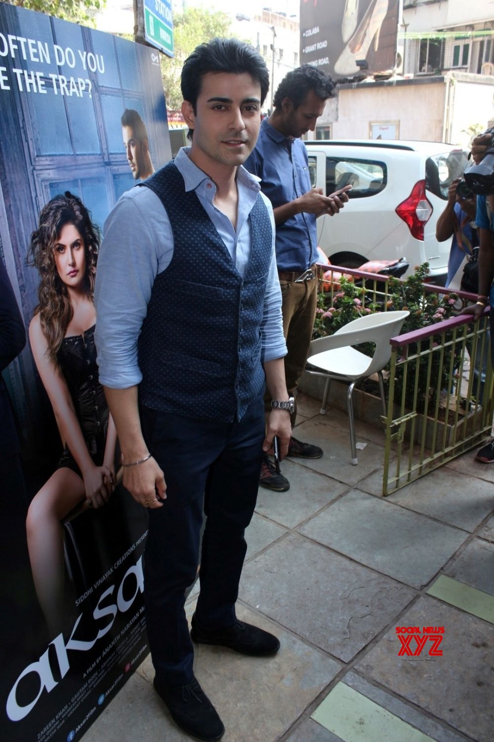 Mumbai: 2nd trailer launch of film "Aksar 2" Zareen Khan, Gautam Rode ...