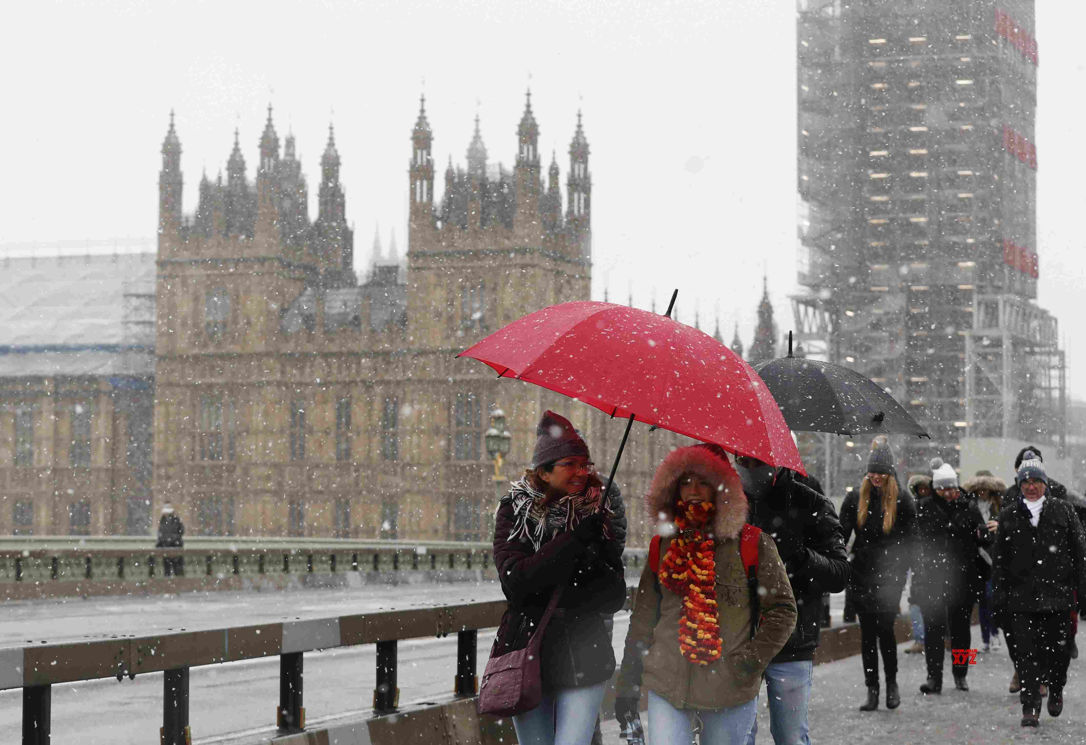 BRITAIN LONDON WEATHER SNOW - Social News XYZ