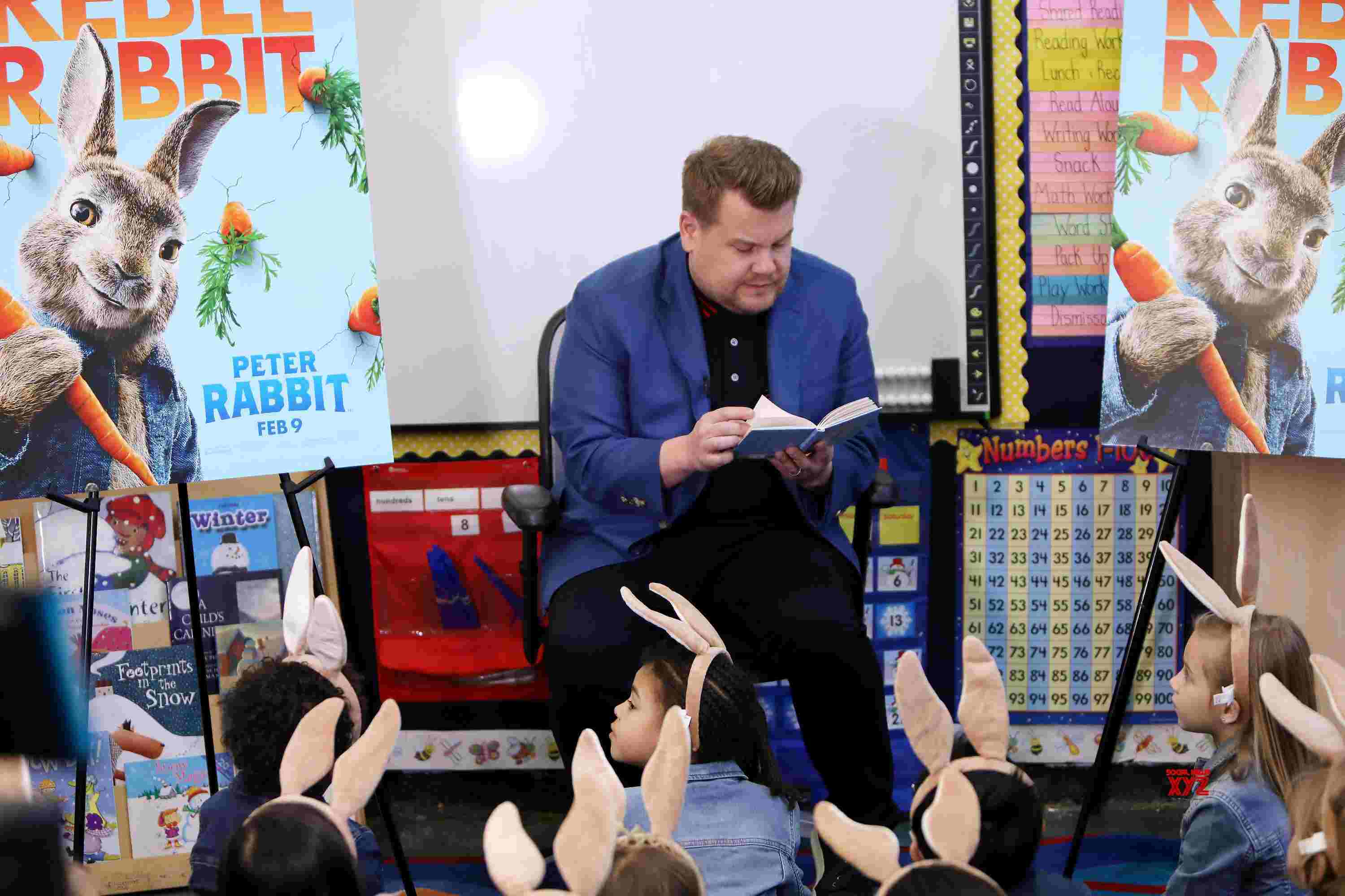 Peter Rabbit Blue Jacket Day Announcement By James Corden Gallery ...