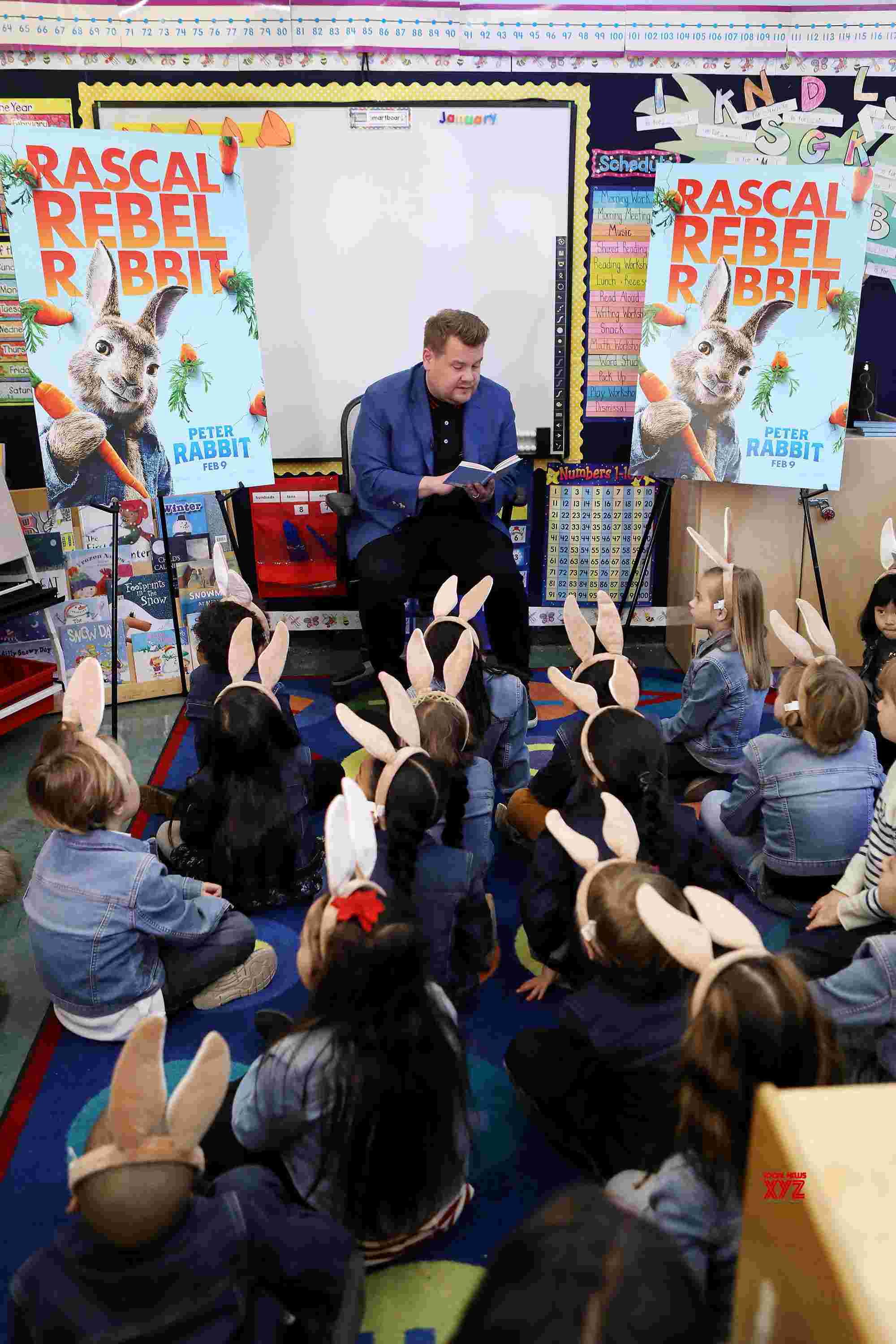 Peter Rabbit Blue Jacket Day Announcement By James Corden Gallery ...