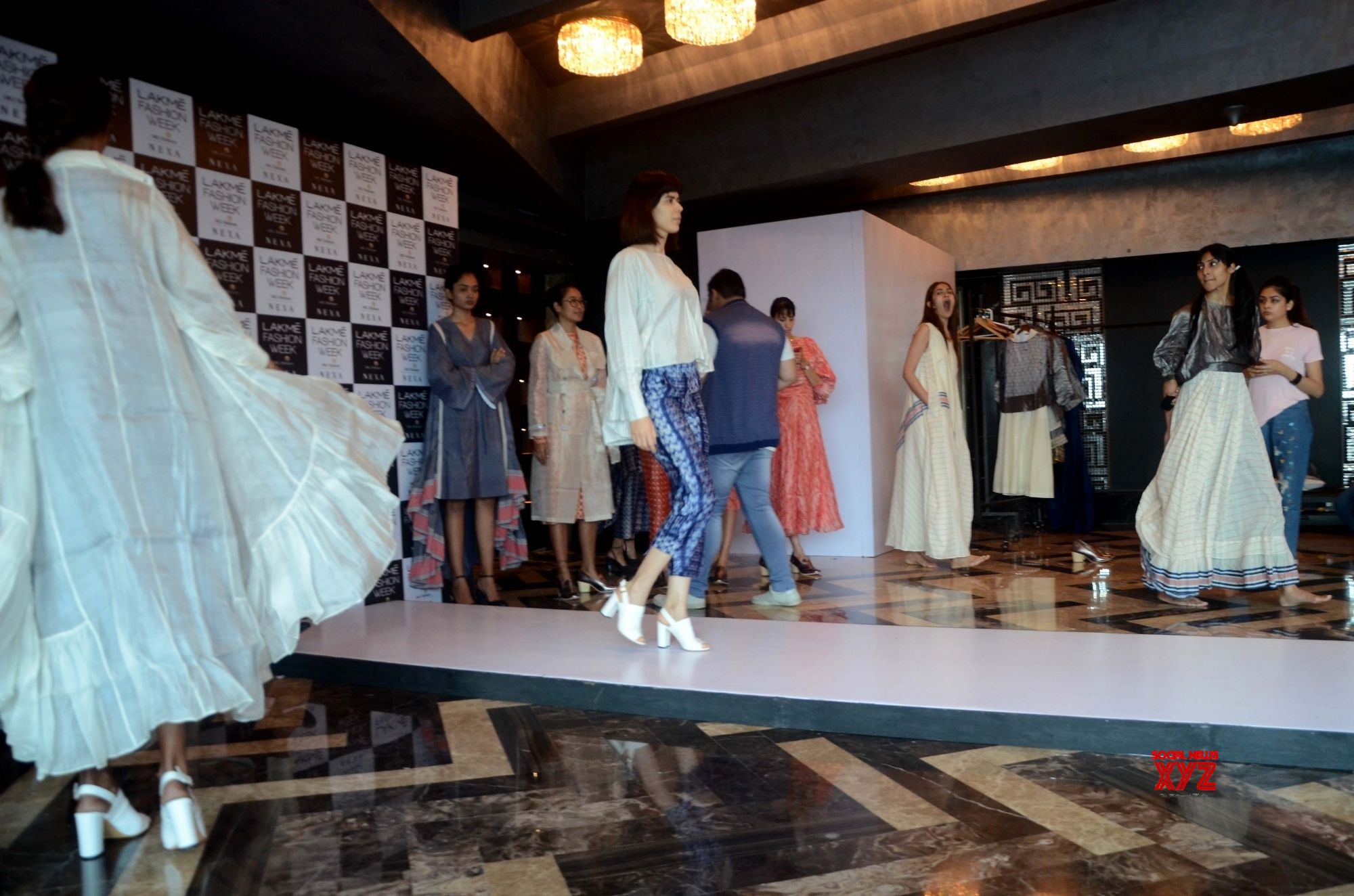 Mumbai: Models at fitting session for Lakme Fashion Week (Batch 2 ...