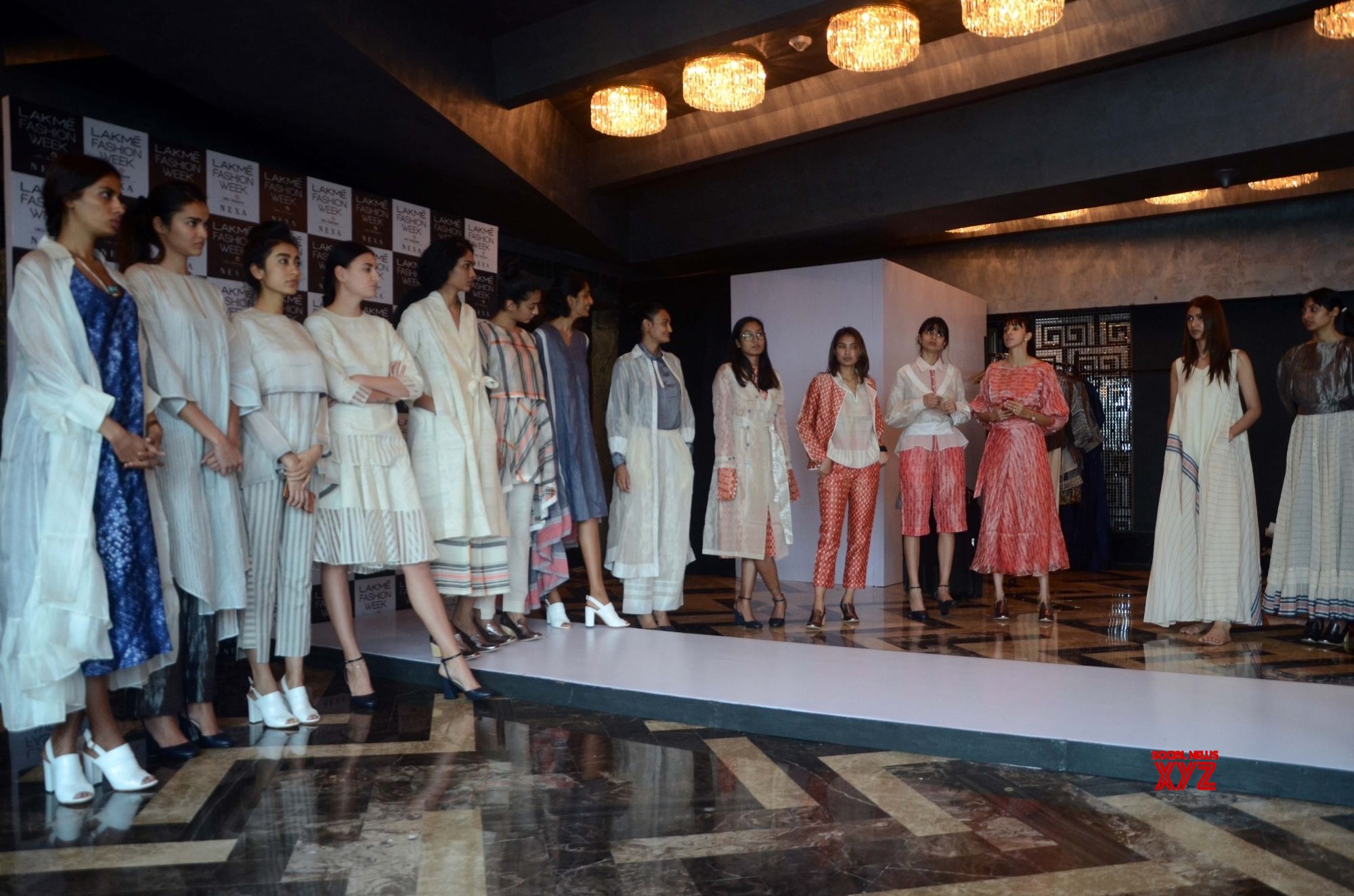Mumbai: Models at fitting session for Lakme Fashion Week (Batch 2 ...