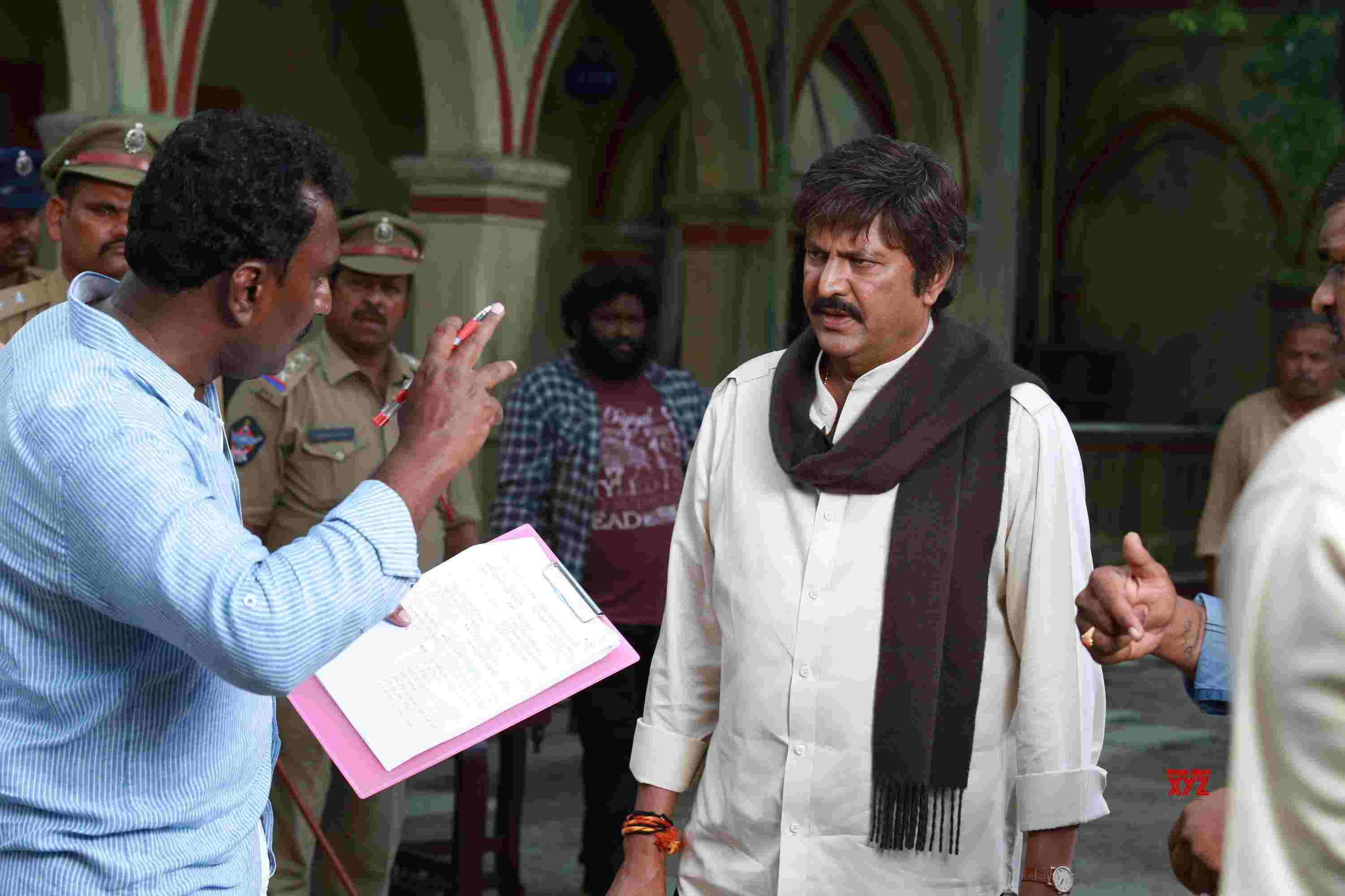 Mohan Babu's Gayatri Working Stills - Social News XYZ