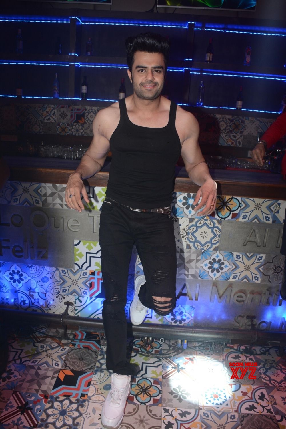 Mumbai: Promotion of film "Baa Baaa Black Sheep" Anupam Kher, Maniesh ...