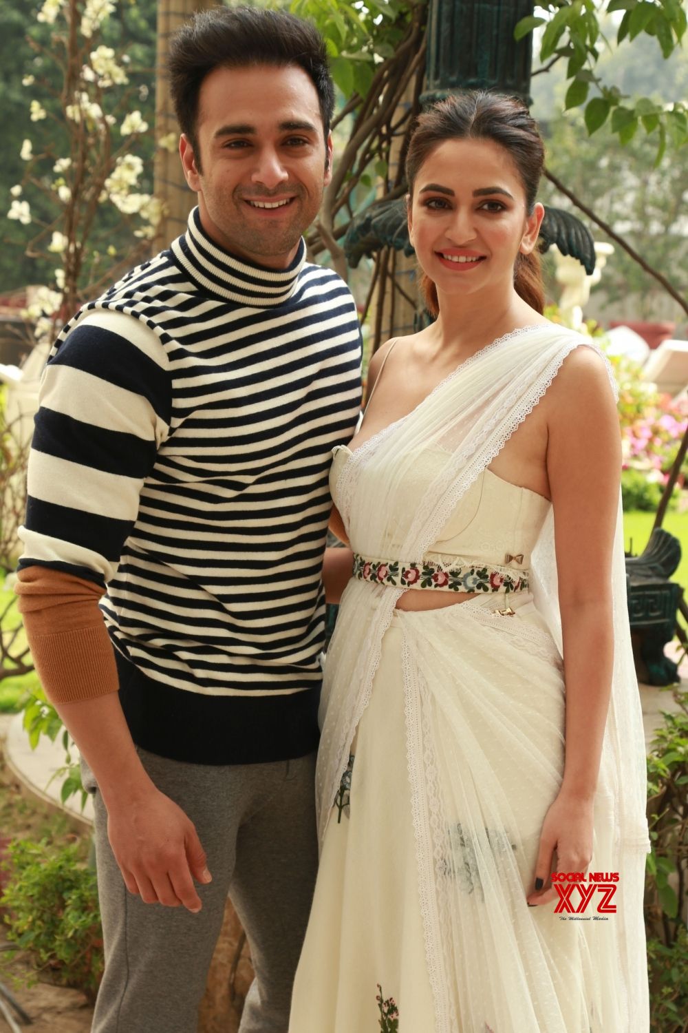 New Delhi: 'Veerey Ki Wedding' Press conference Pulkit Samrat, Kriti ...