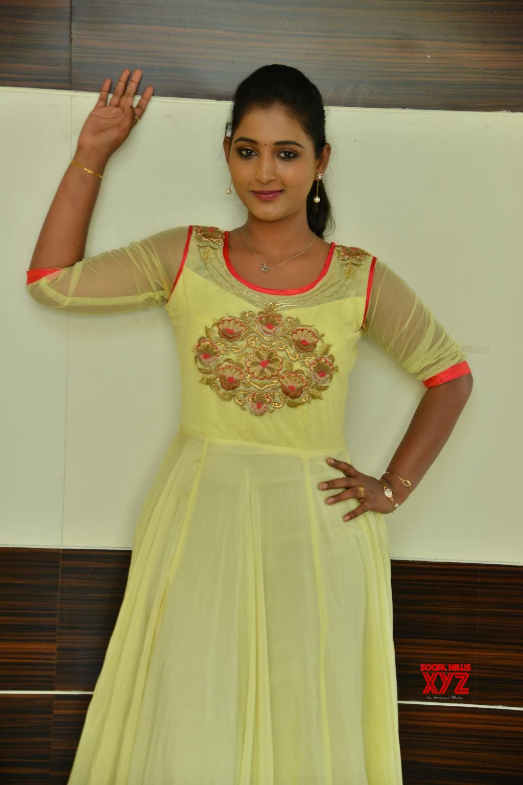 Actress Teja Reddy Stills From Javed Habib Salon Launch In SR Nagar ...