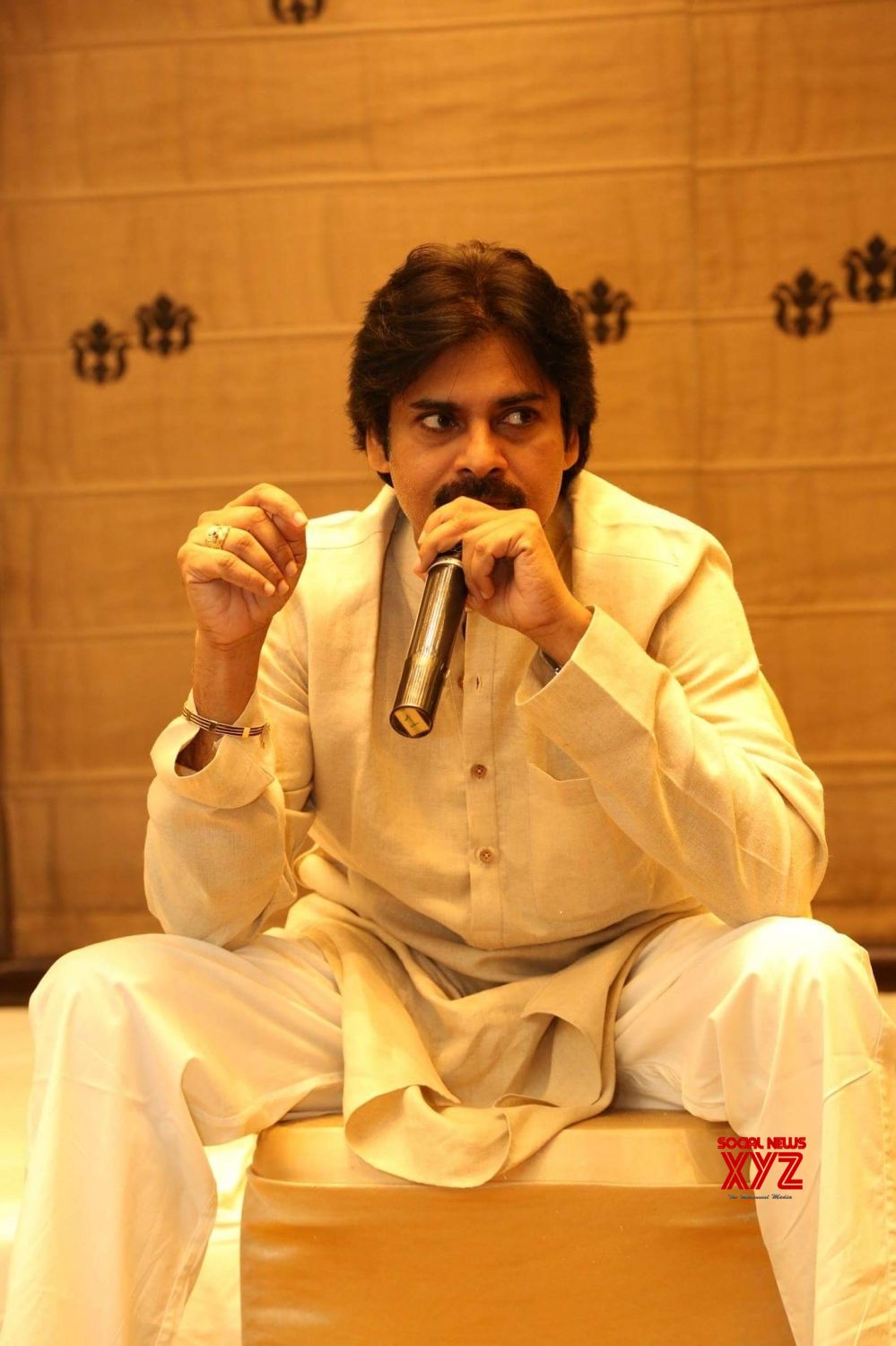 Pawan Kalyan during JanaSena Party Meeetings #JanaSena - Social News XYZ