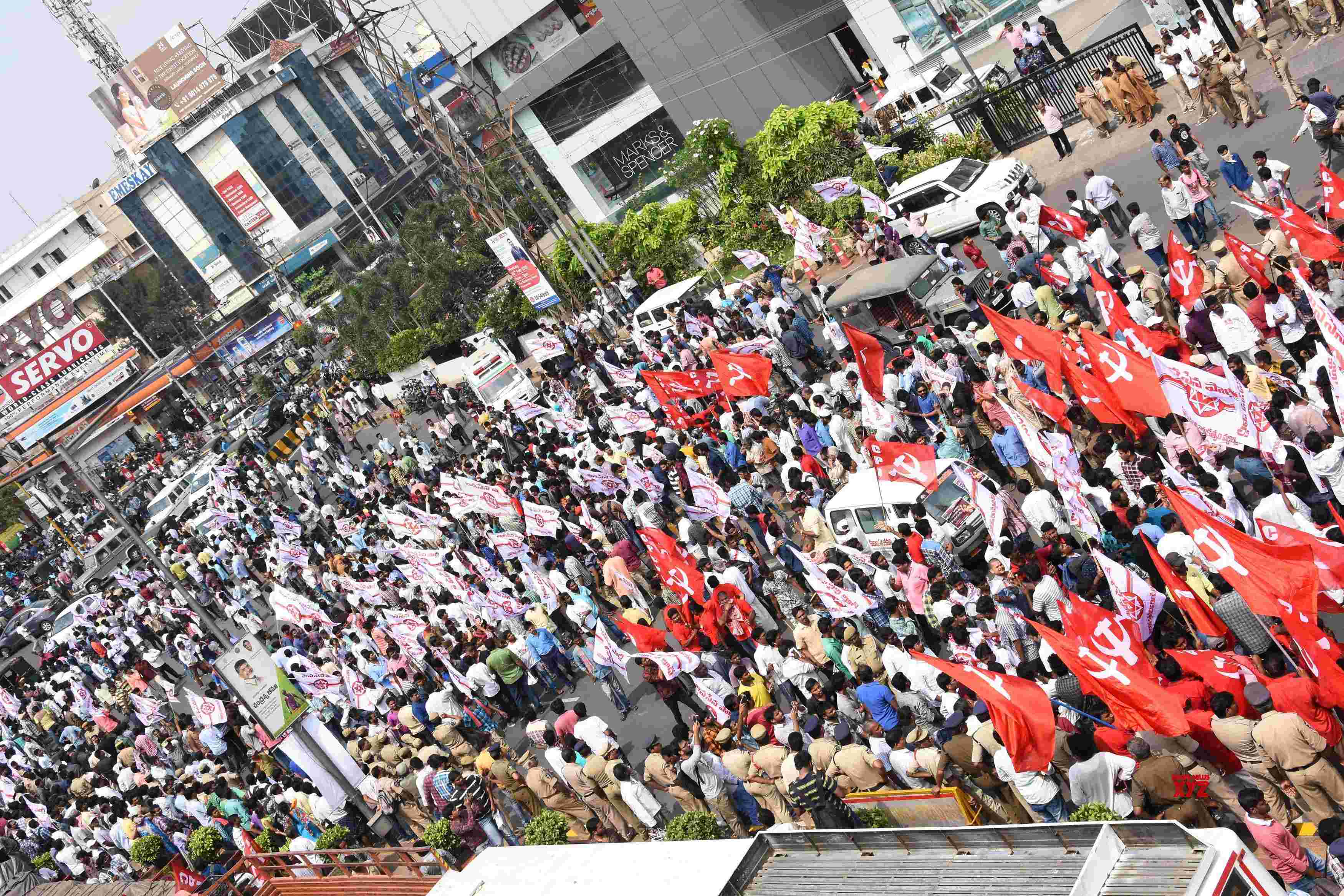 JanaSena Party Chief Pawan Kalyan's Padayatra And Meeting Gallery ...