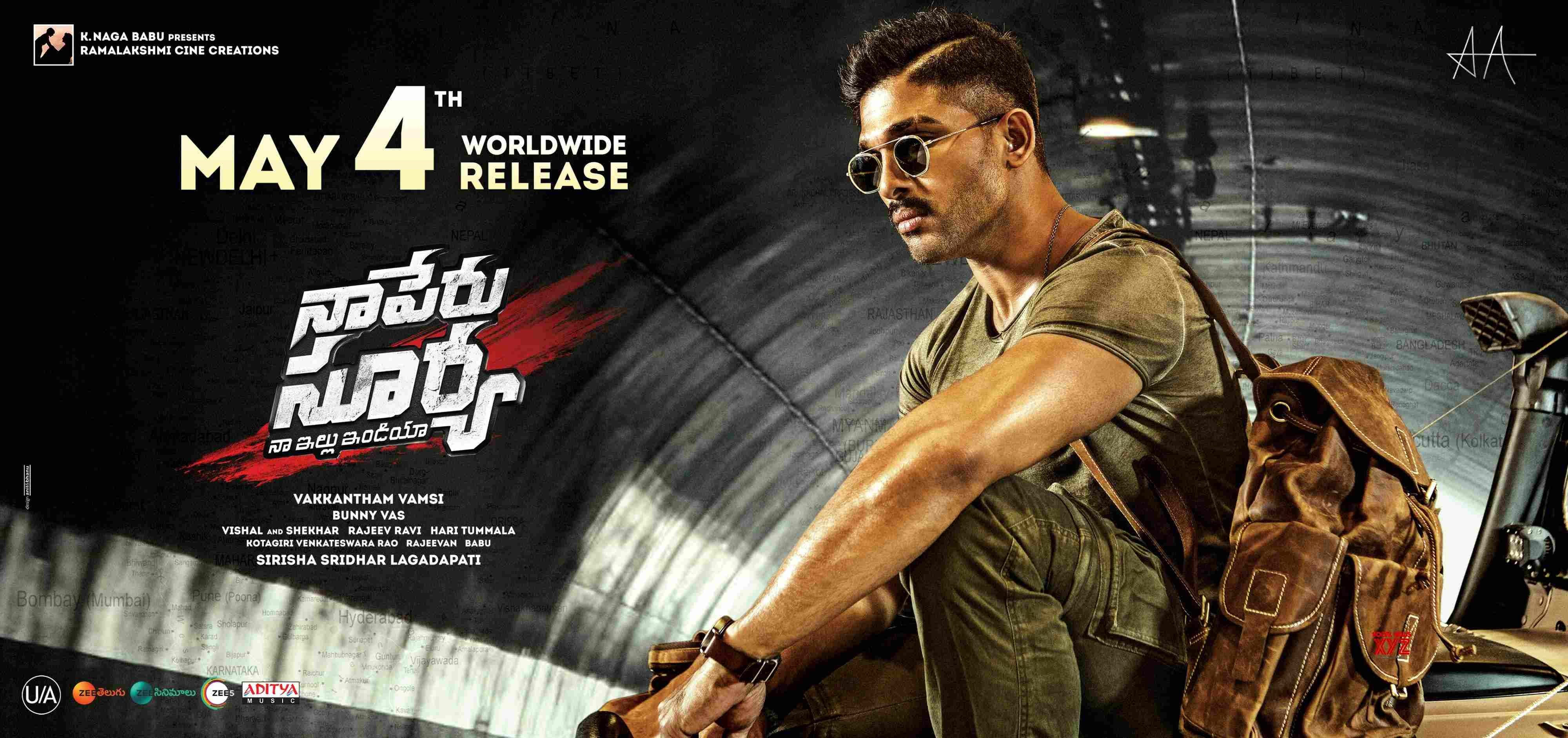 Naa Peru Surya Naa Illu India Movie Release Date Posters - Social News XYZ