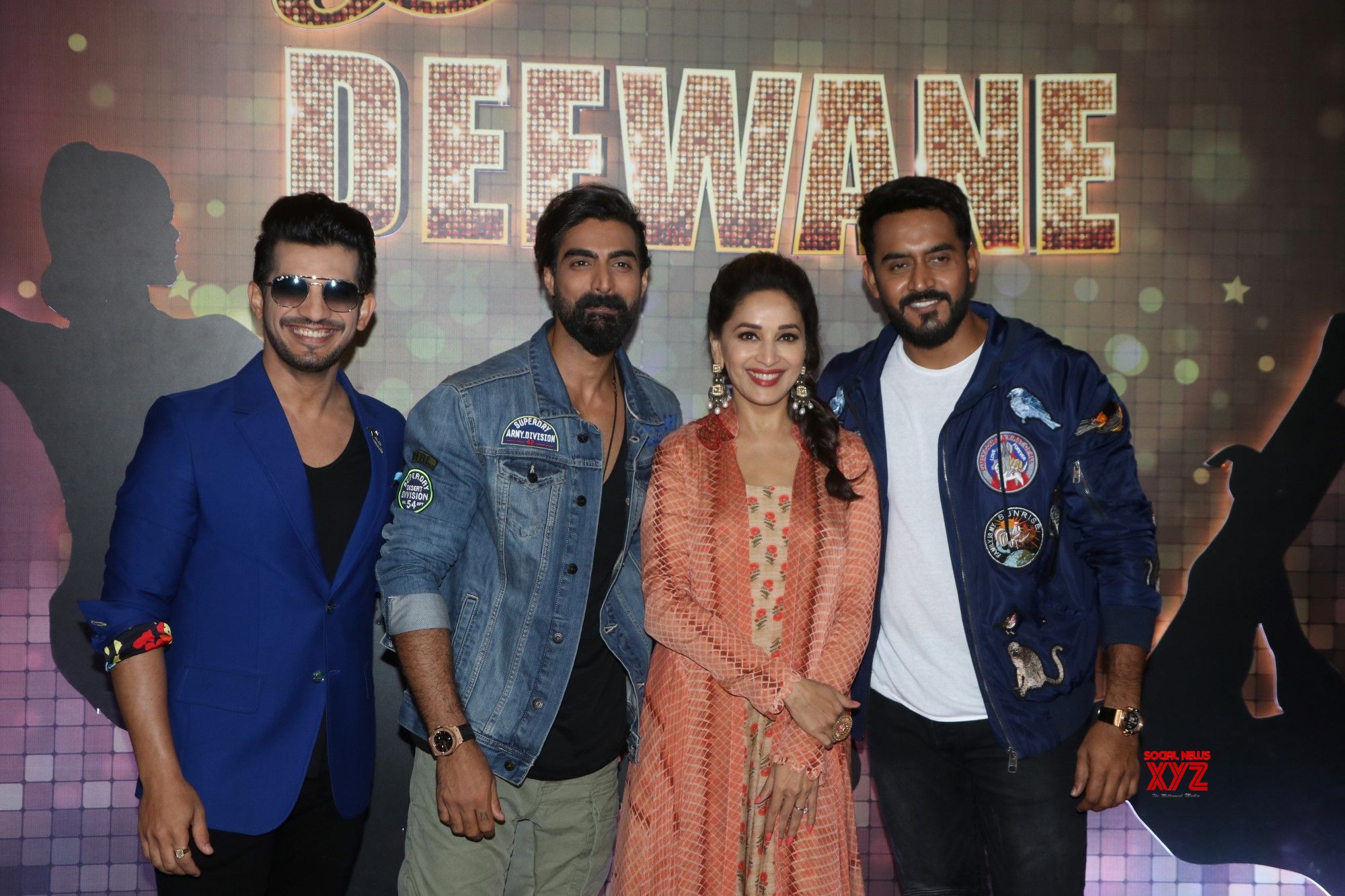Mumbai: "Dance Deewane" Arjun Bijlani, Madhuri Dixit Nene and Shashank ...
