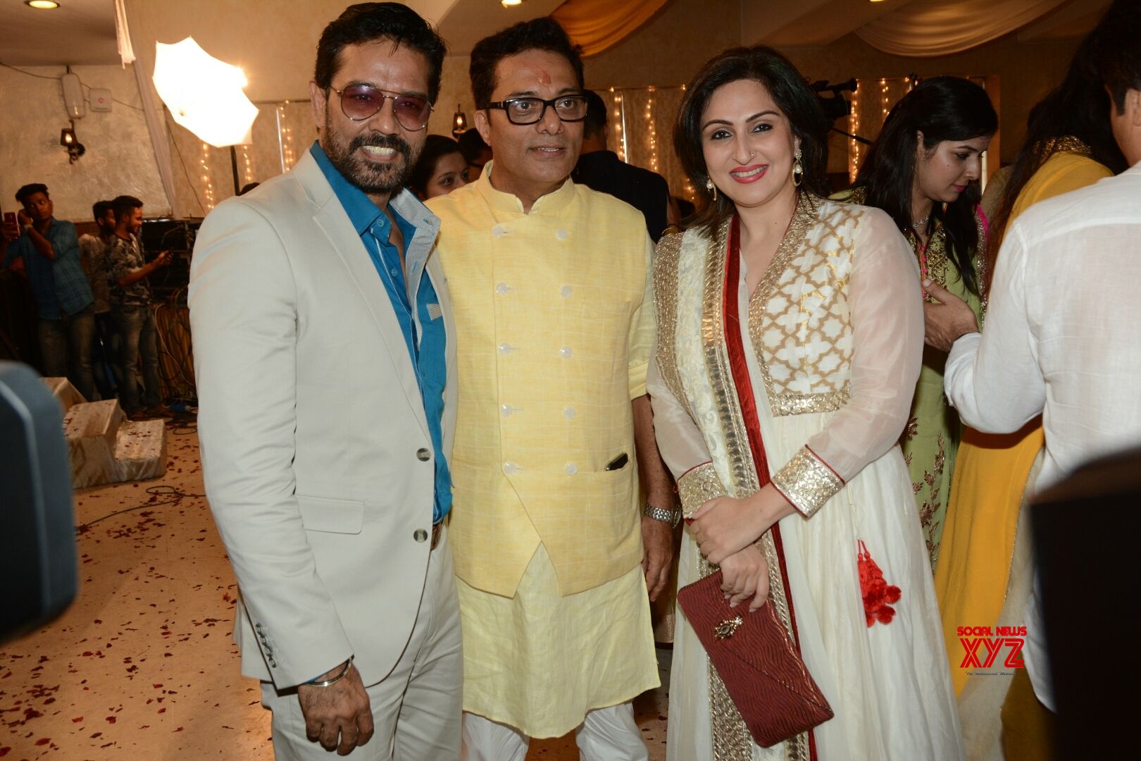 Mumbai: Celebrities at Haldi ceremony of son of Customs Officer Deepak ...