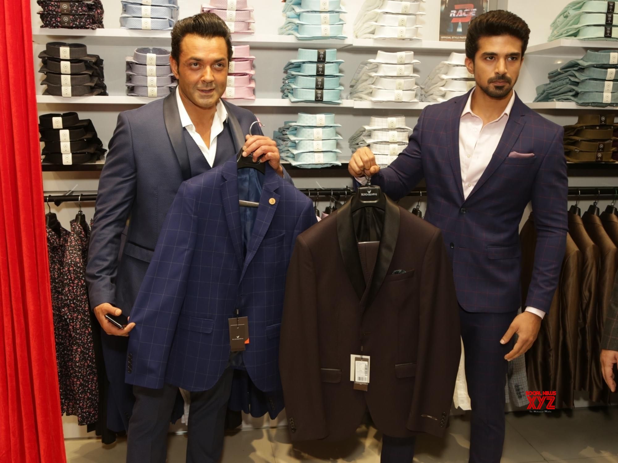 Gurugram: Race 3 exculsive collection by Blackberrys Bobby Deol and ...