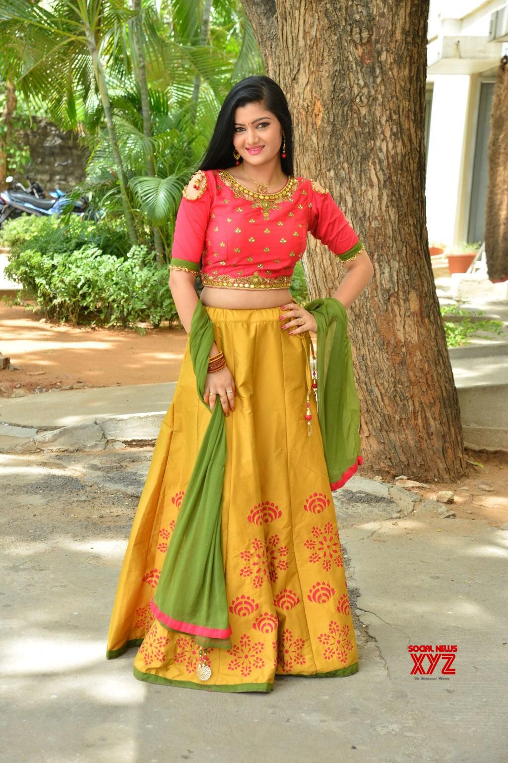Actress Akshitha Stills From Prementha Panichese Narayana Movie Trailer ...