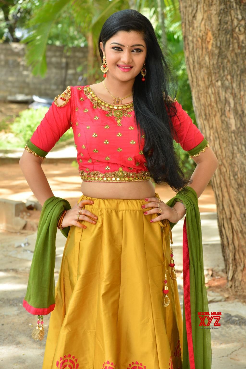 Actress Akshitha Stills From Prementha Panichese Narayana Movie Trailer ...