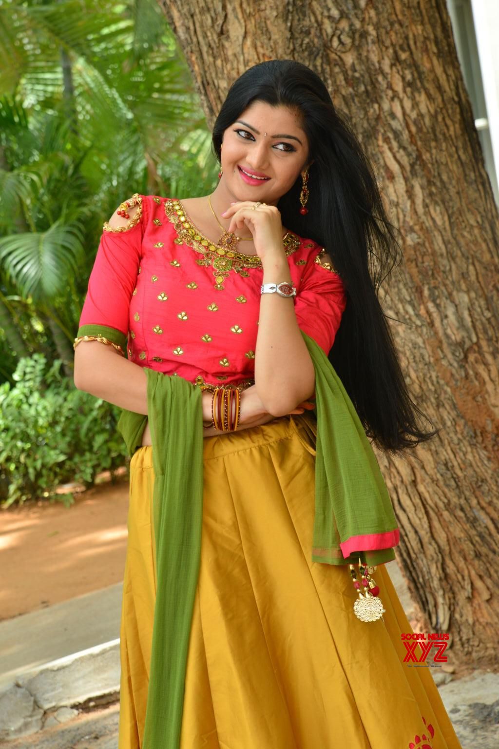 Actress Akshitha Stills From Prementha Panichese Narayana Movie Trailer ...