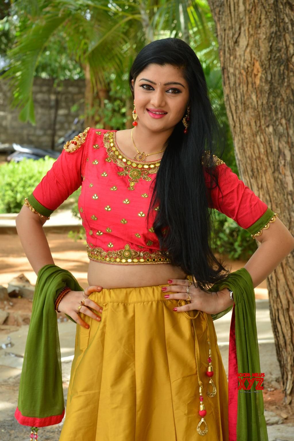 Actress Akshitha Stills From Prementha Panichese Narayana Movie Trailer ...