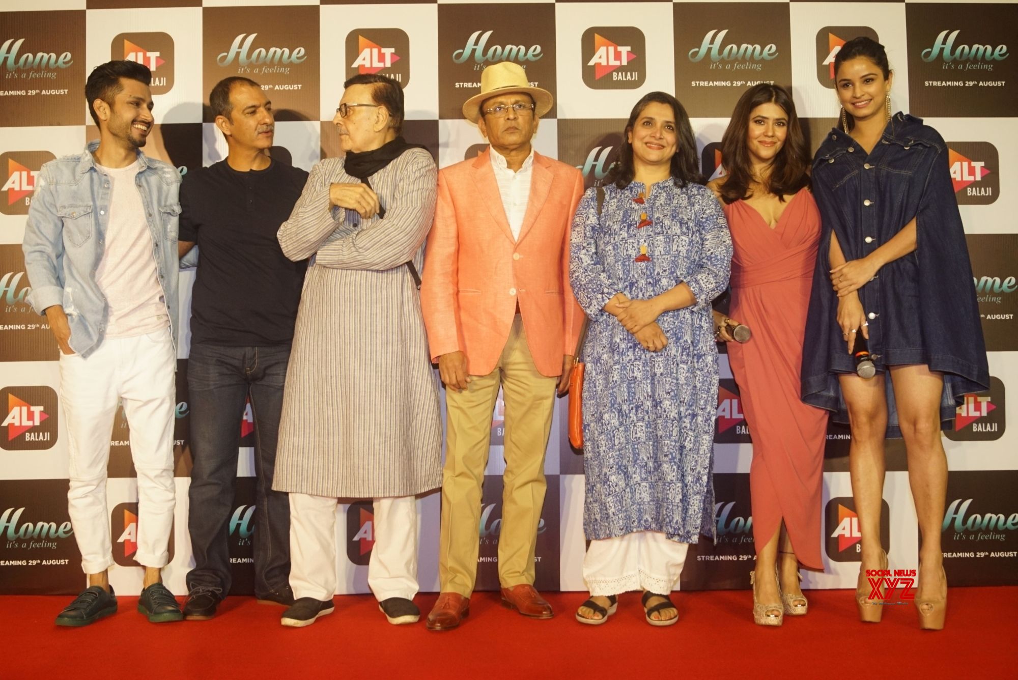 Mumbai: Launch of web series "Home" Ekta Kapoor, Supriya Pilgaonkar ...