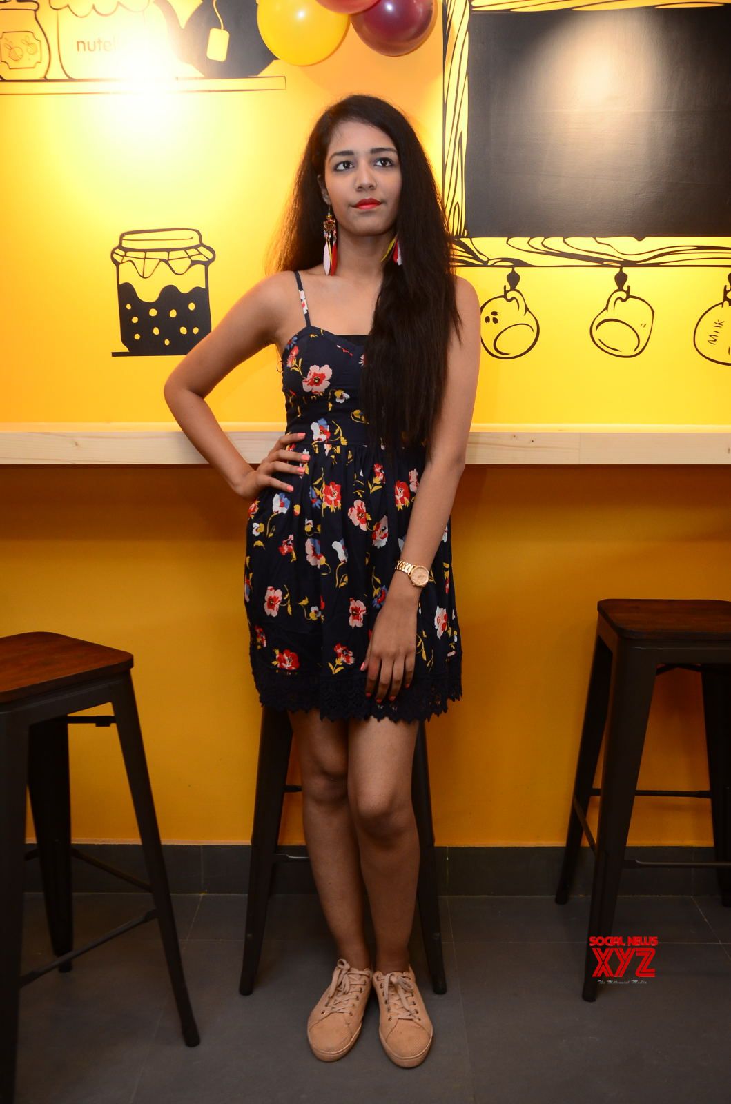 Actress Nikshitha Stills From Belgian Waffle Store Launch - Social News XYZ