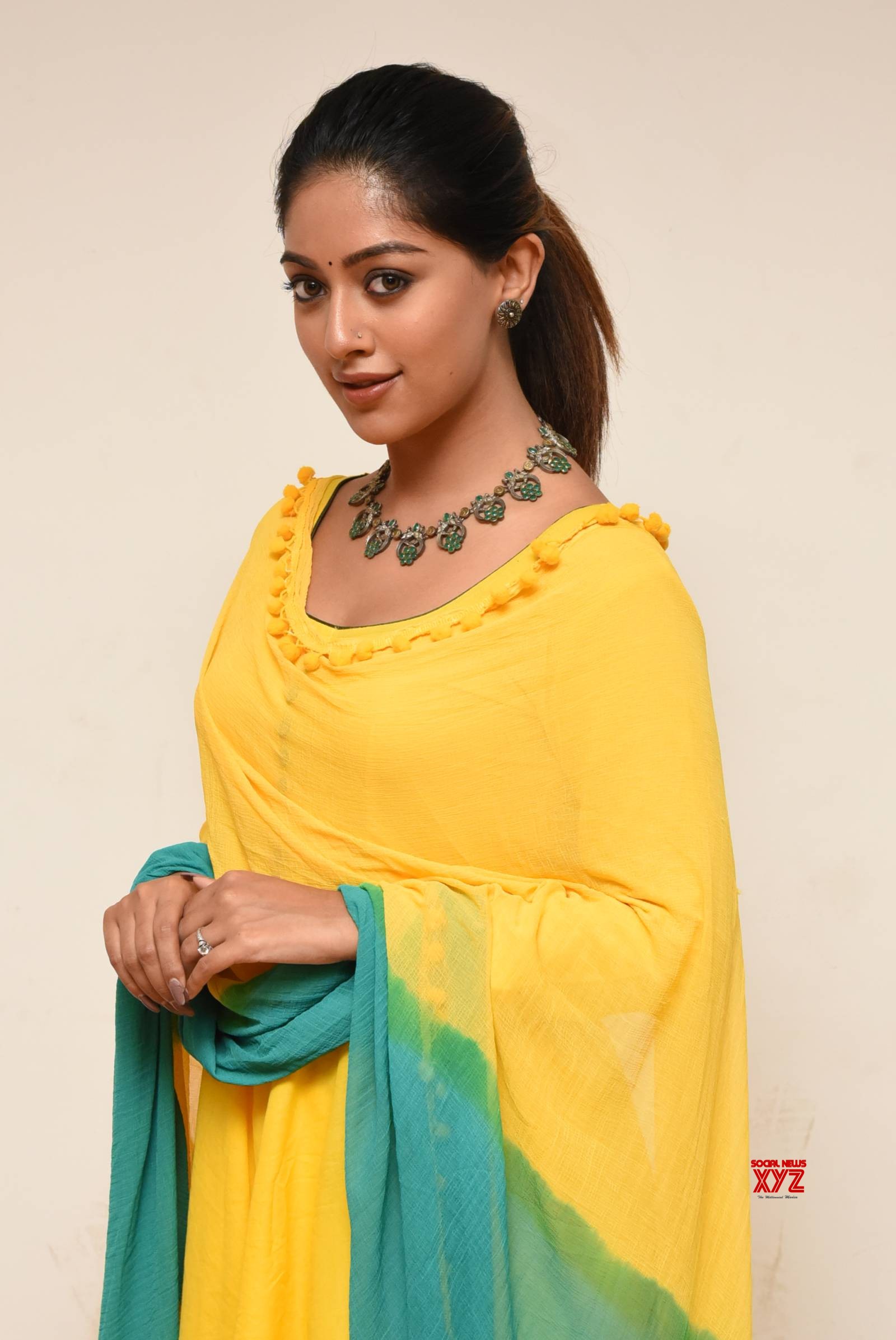 Actress Anu Emmanuel Stills From Shailaja Reddy Alludu Movie Promotions ...