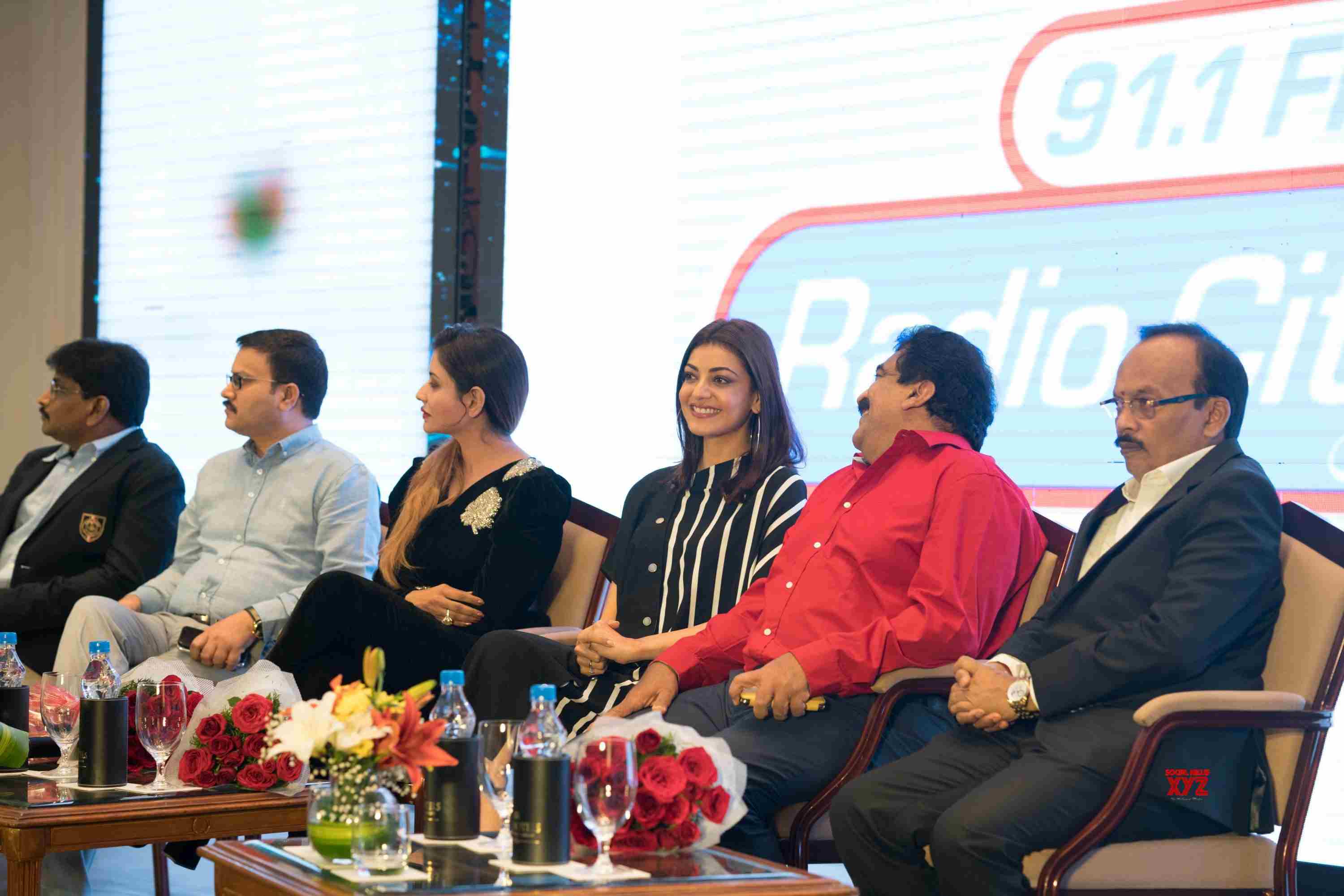 CCT10 Curtain Raiser Event Jersey Launch By Kajal Aggarwal In ITC ...
