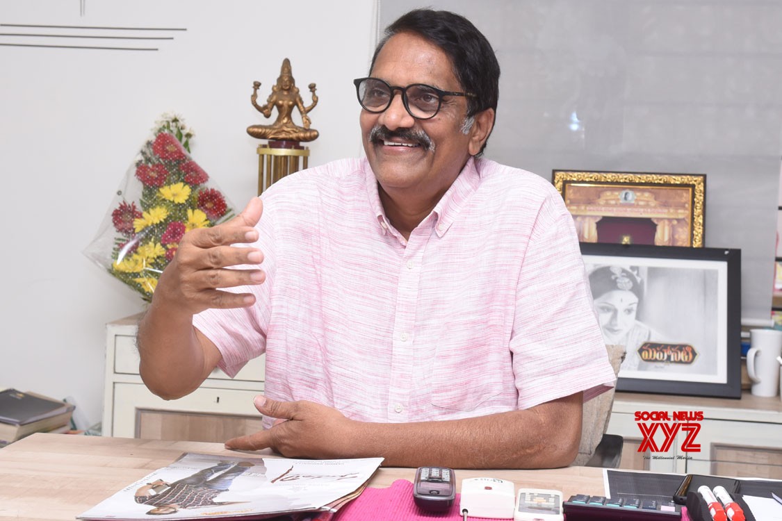 Producer Ashwini Dutt Stills From DevaDas Movie Interview - Social News XYZ