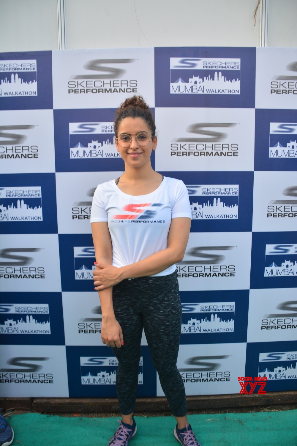 Mumbai: Skechers Mumbai Walkathon Shilpa Shetty and Sanya Malhotra # ...