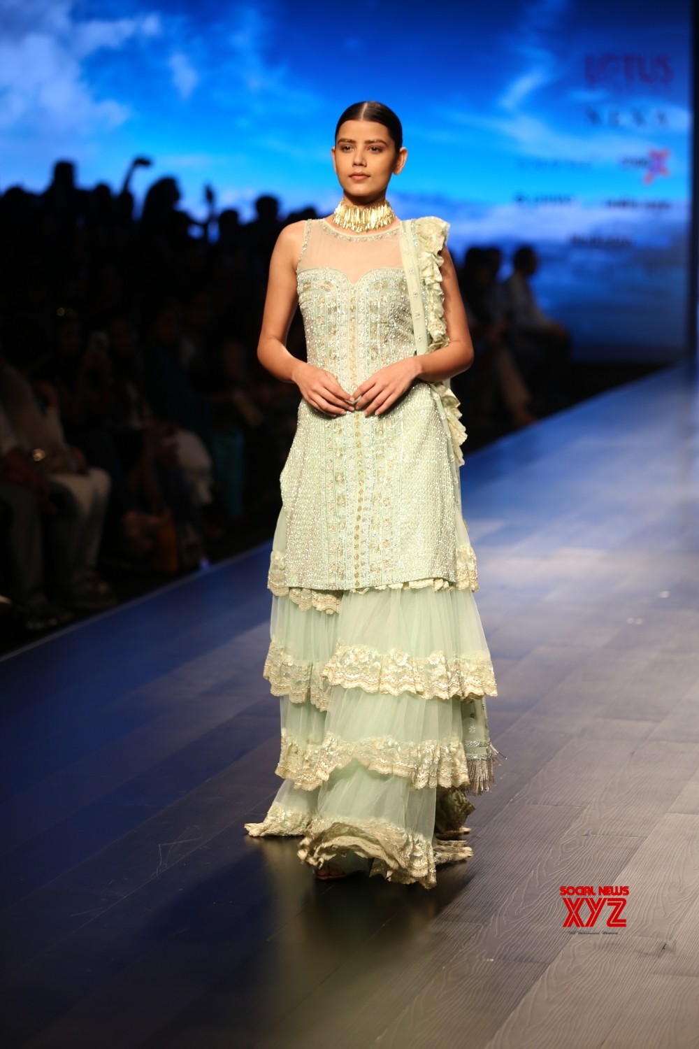 New Delhi: Lotus Make Up India Fashion Week Spring Summer 2019 Architha ...